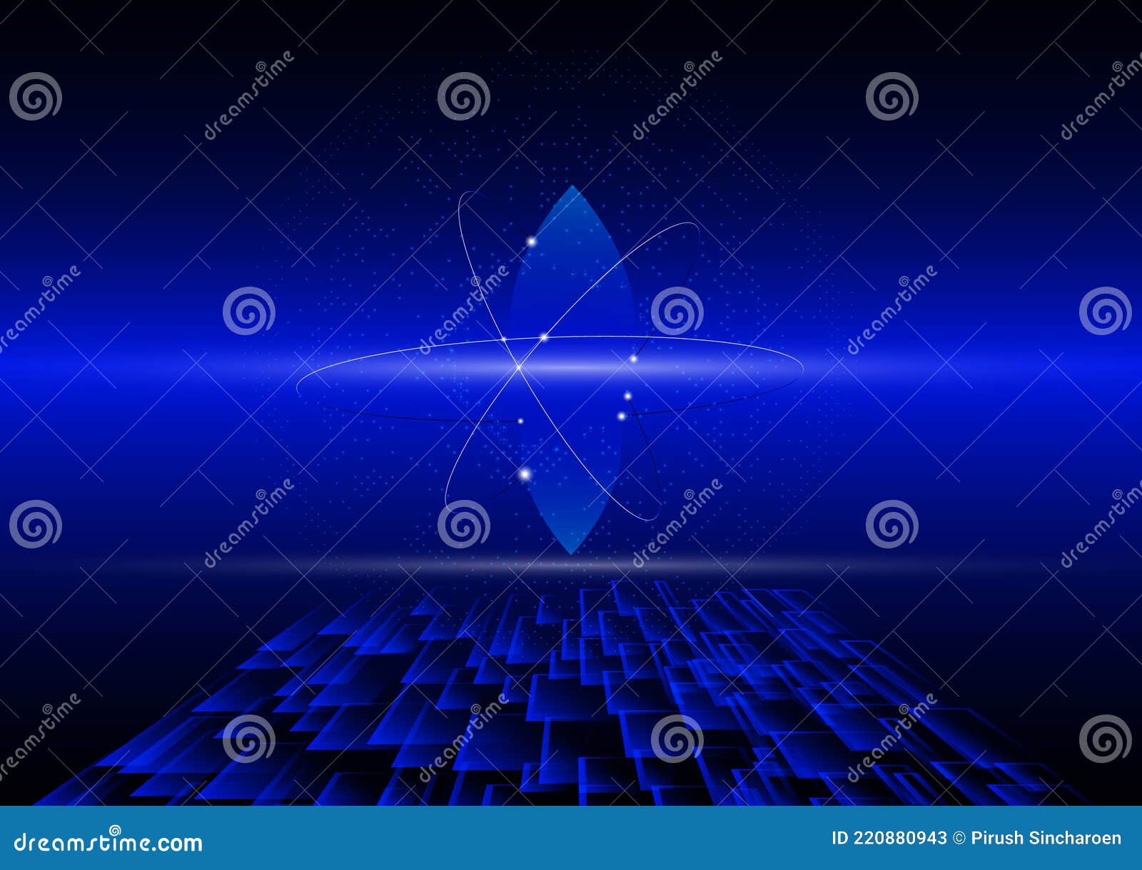 Technology Background,2,Rectangular Elements, Stacked, Dark Gradation ...