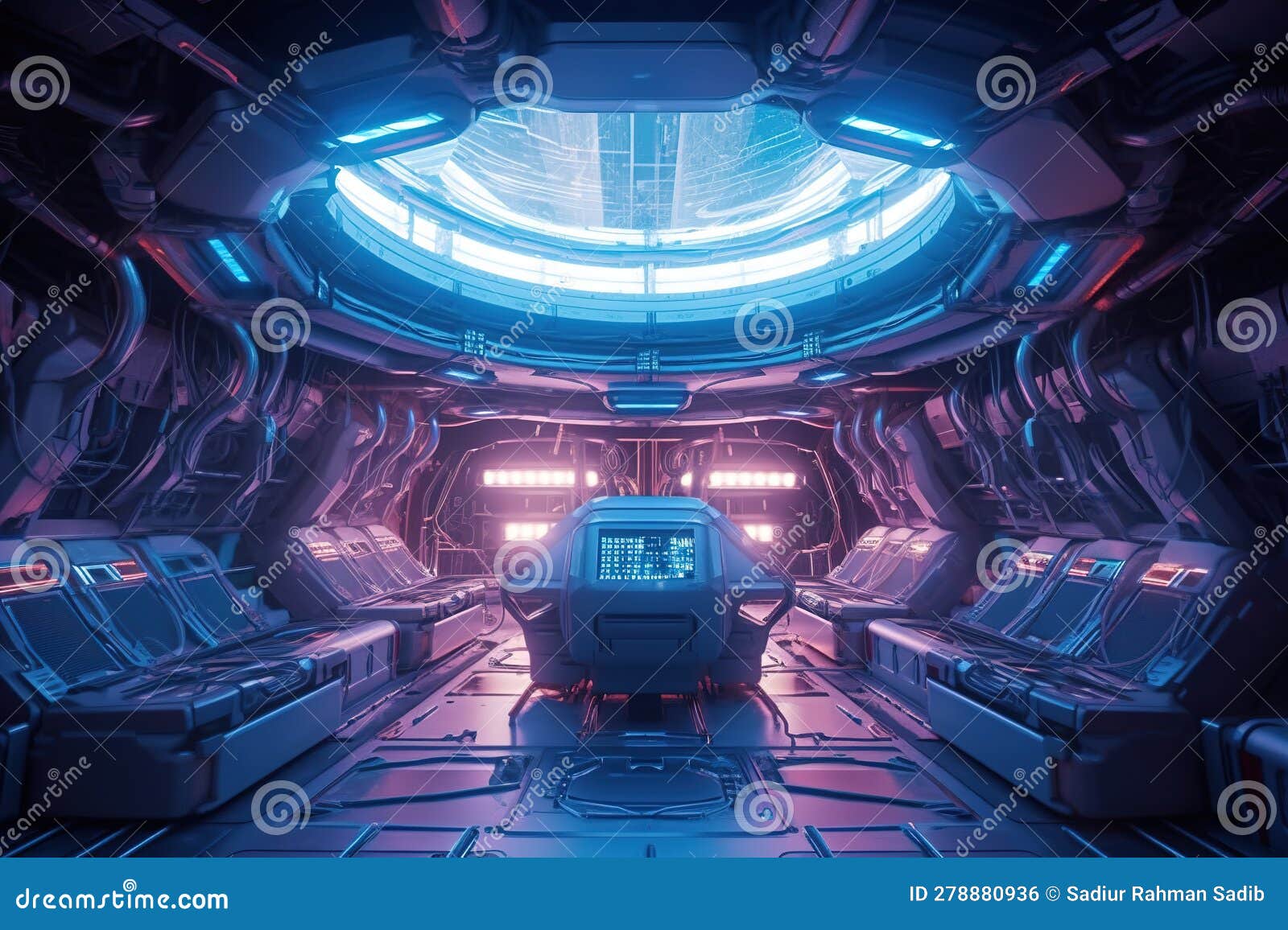 Technology Background. Technology Futuristic Background Interior ...