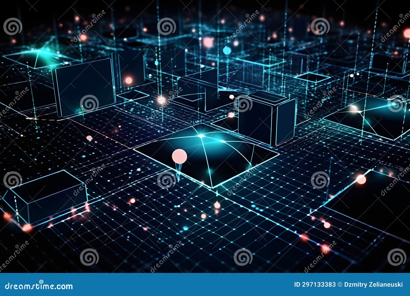 Technology Background with Technology. Generative AI. Stock ...