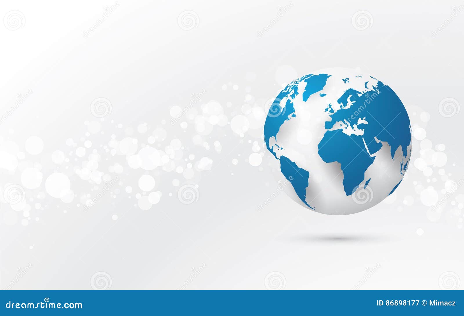 Technology Background and World Stock Illustration - Illustration of ...
