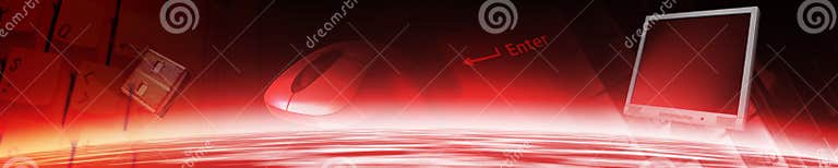 Technology banner. stock illustration. Illustration of globe - 1565759