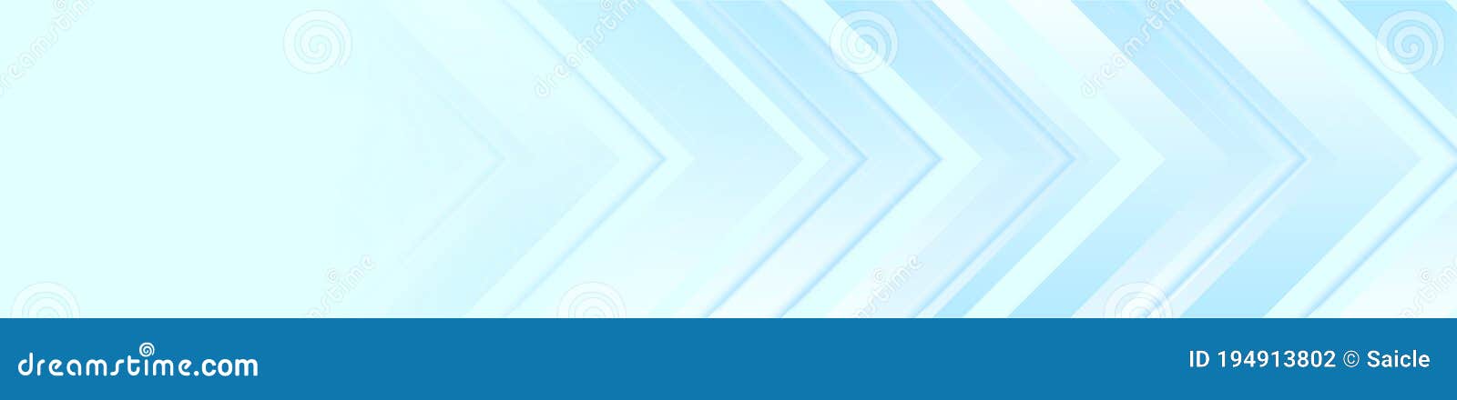 Technology Banner Design with Bright Blue Arrows Stock Vector ...