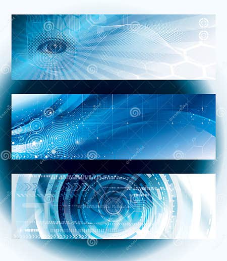 Technology Banners stock vector. Illustration of creative - 27582363