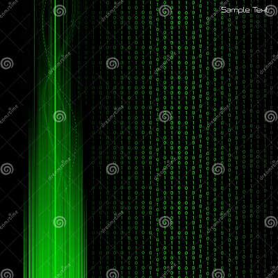 Technology Binary Background.Vector Illustration Stock Vector ...