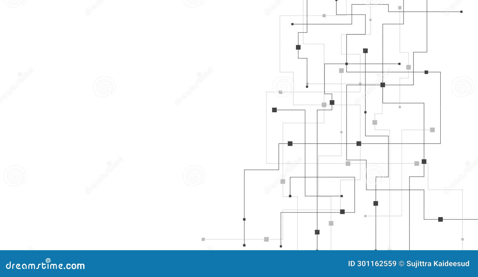 Technology Black Circuit Diagram Concept Stock Vector - Illustration of ...
