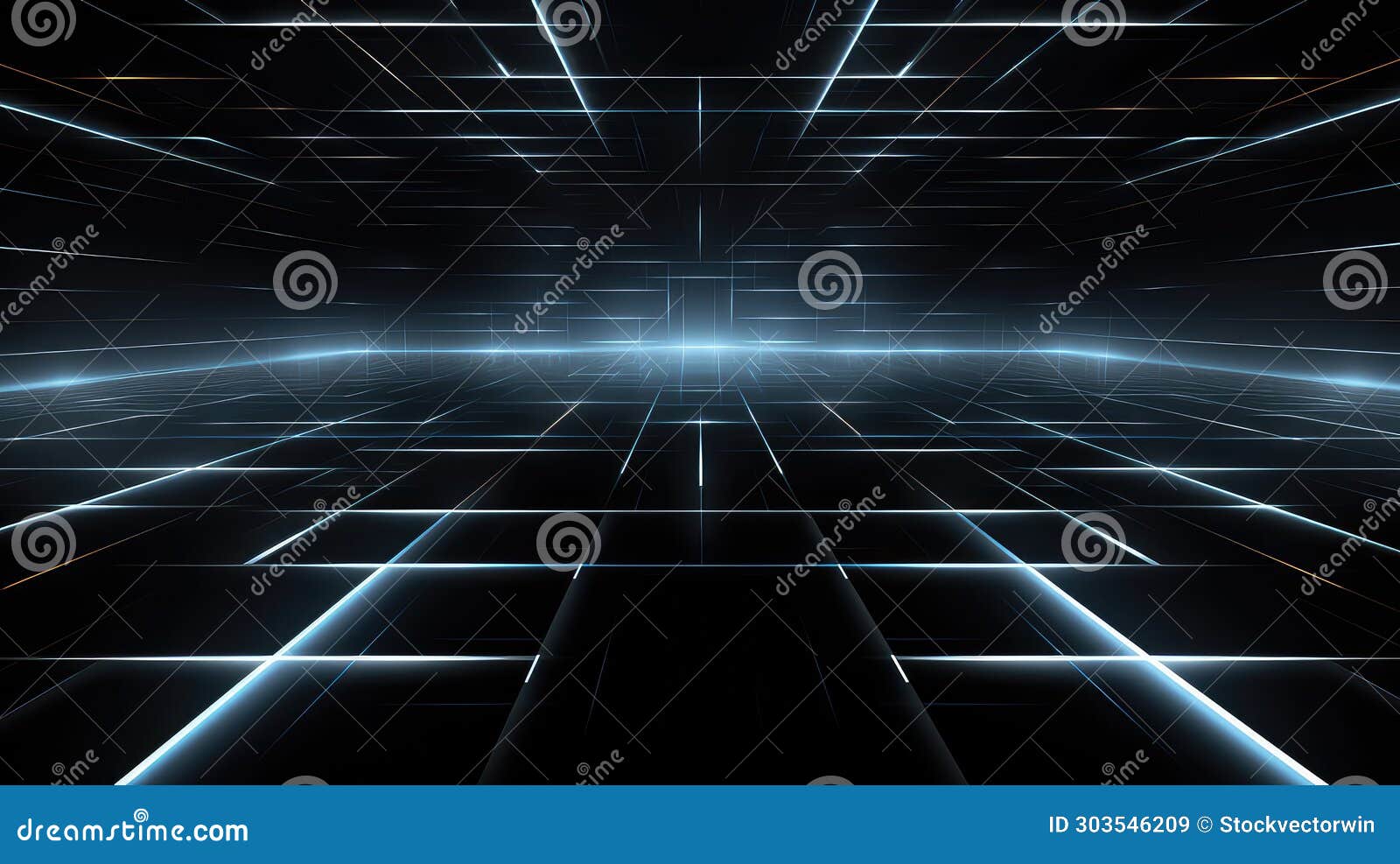 Technology Black Futuristic Background Stock Illustration ...