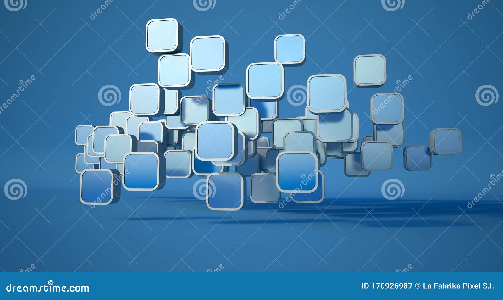 Technology blue stock illustration. Illustration of interface - 170926987