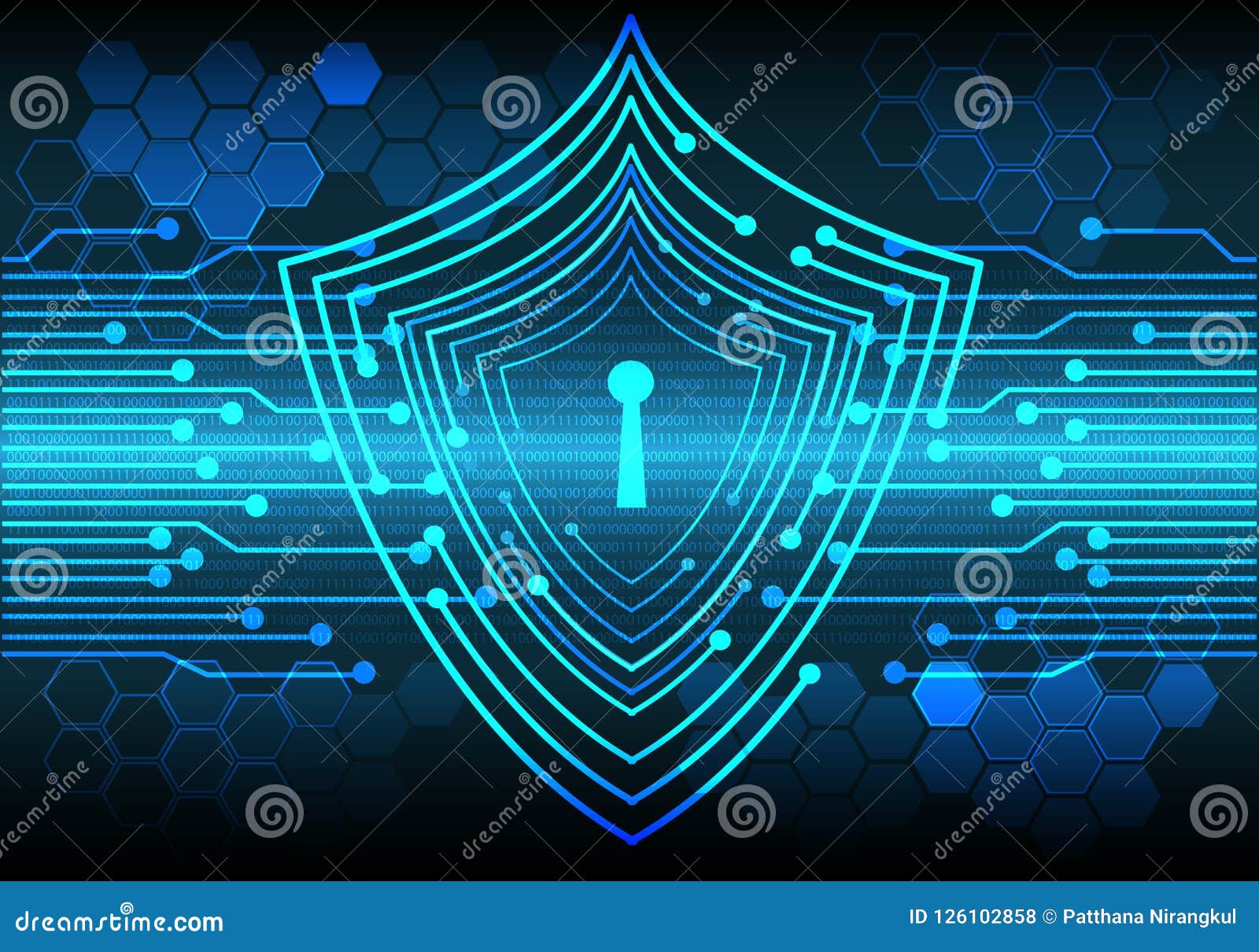 Technology Blue Lock Protect Data Safety Anti Virus Computer Internet ...