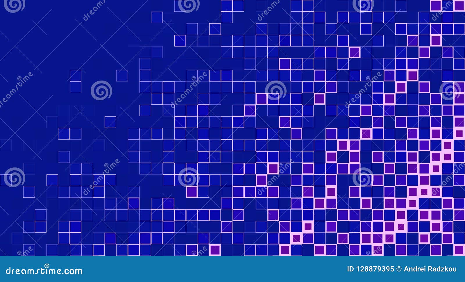 Technology. Blue Pattern in Techno Style. Vector Graphics Stock Vector ...