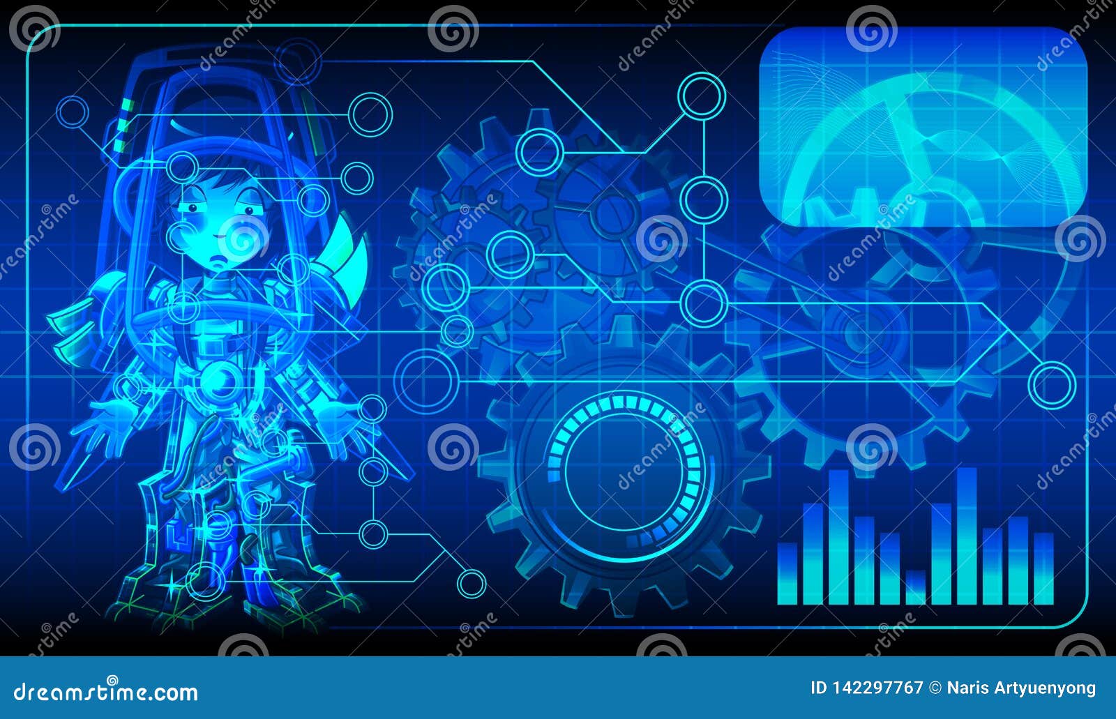 Technology Blueprint .Engineering Plan Scheme .Mechanical Engineering ...