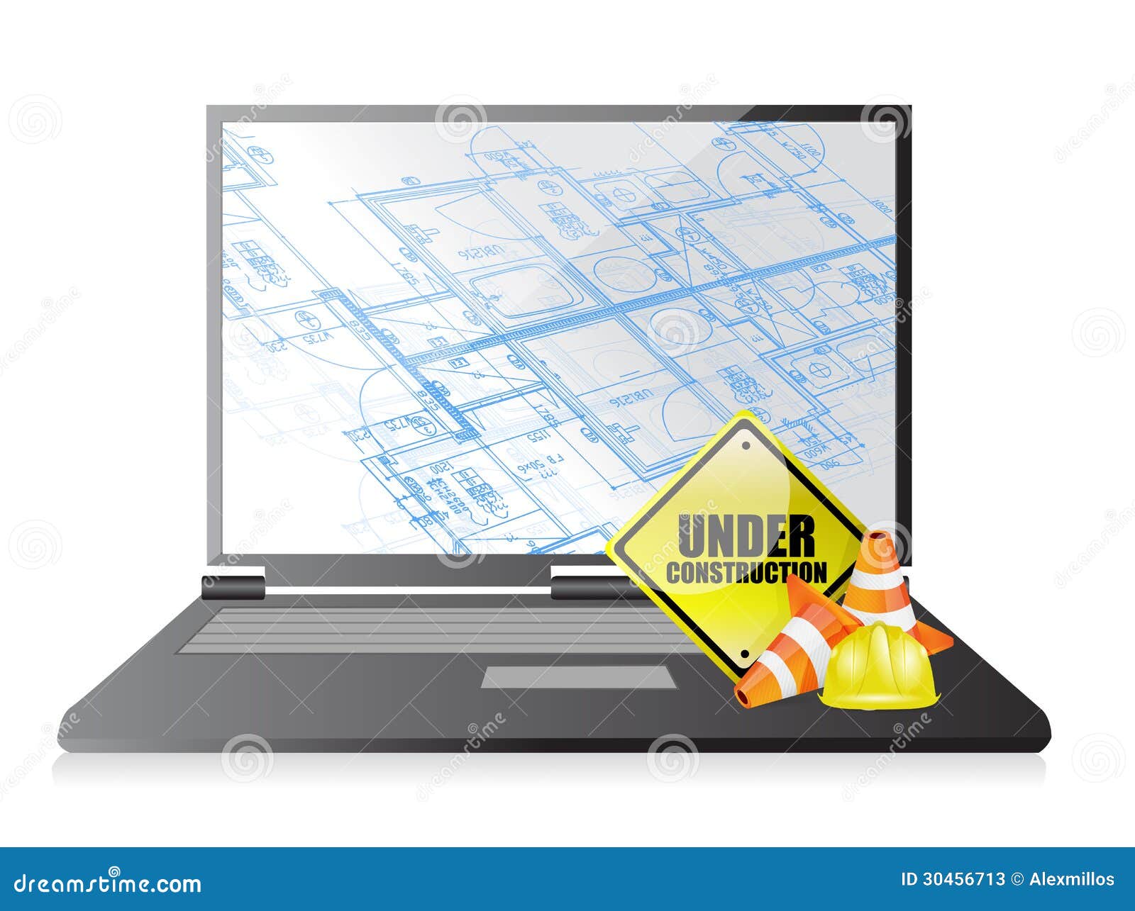 Technology Blueprint .Engineering Plan Scheme .Mechanical Engineering ...
