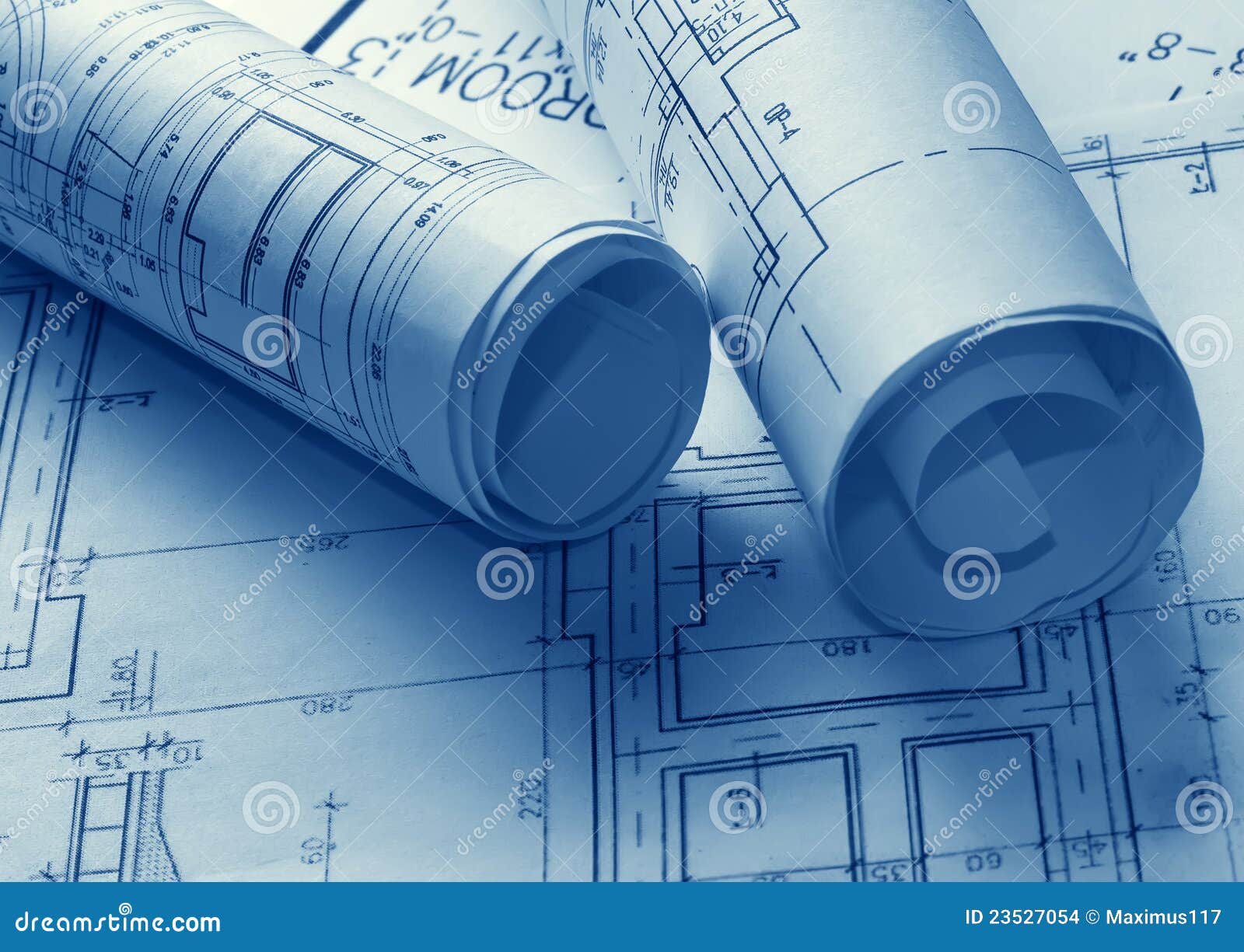 Technology blueprints stock photo. Image of drawing, plans - 23527054