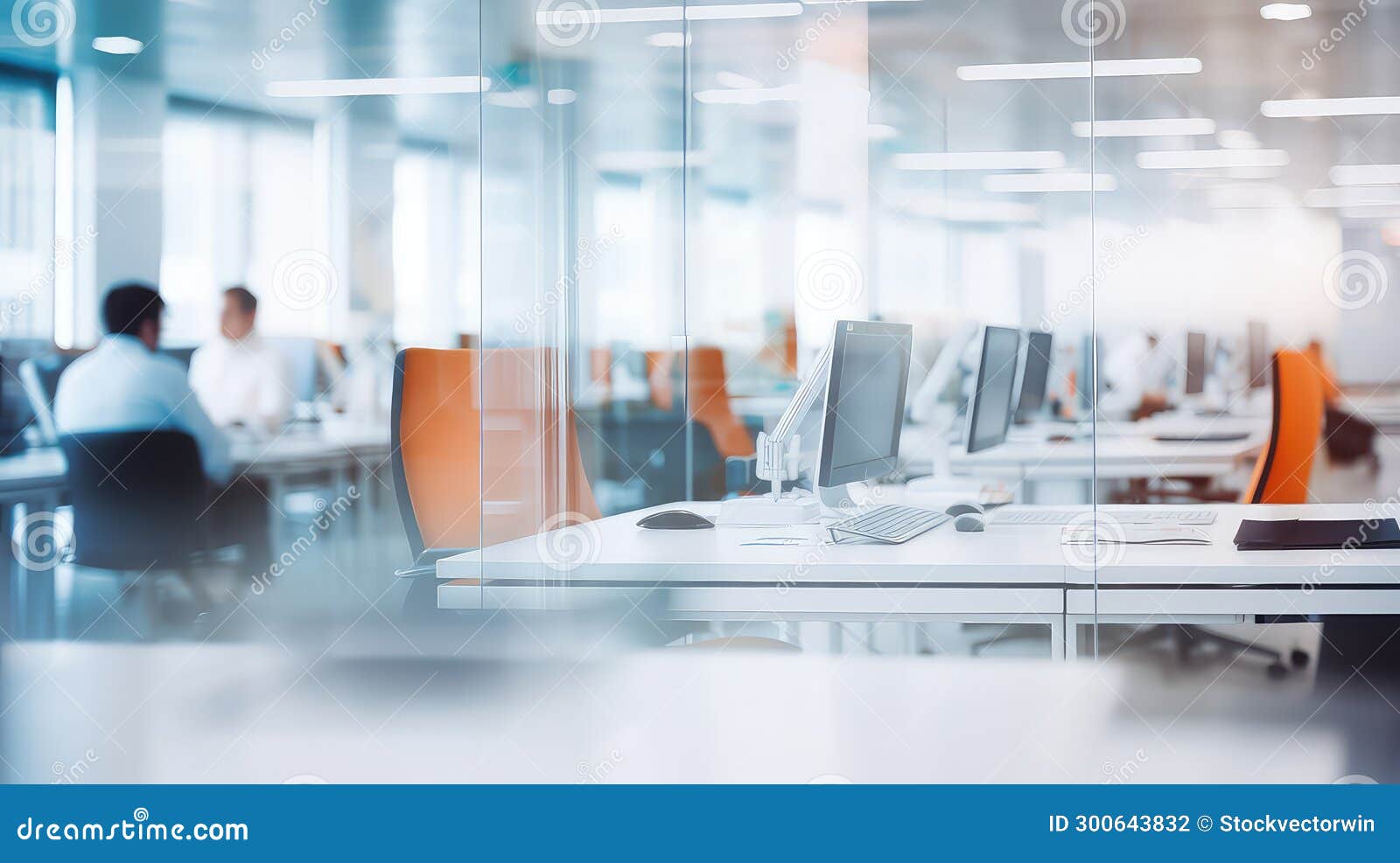 Technology Blur Office Business Stock Illustration - Illustration of ...