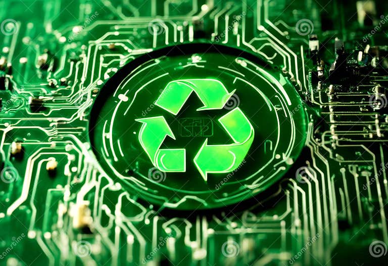 Technology Board Symbol Environmental Green Technological Innovations ...