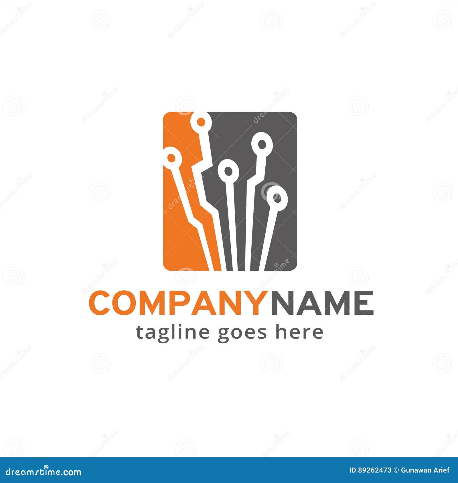 Technology Box Logo Template Design Vector, Emblem, Design Concept ...