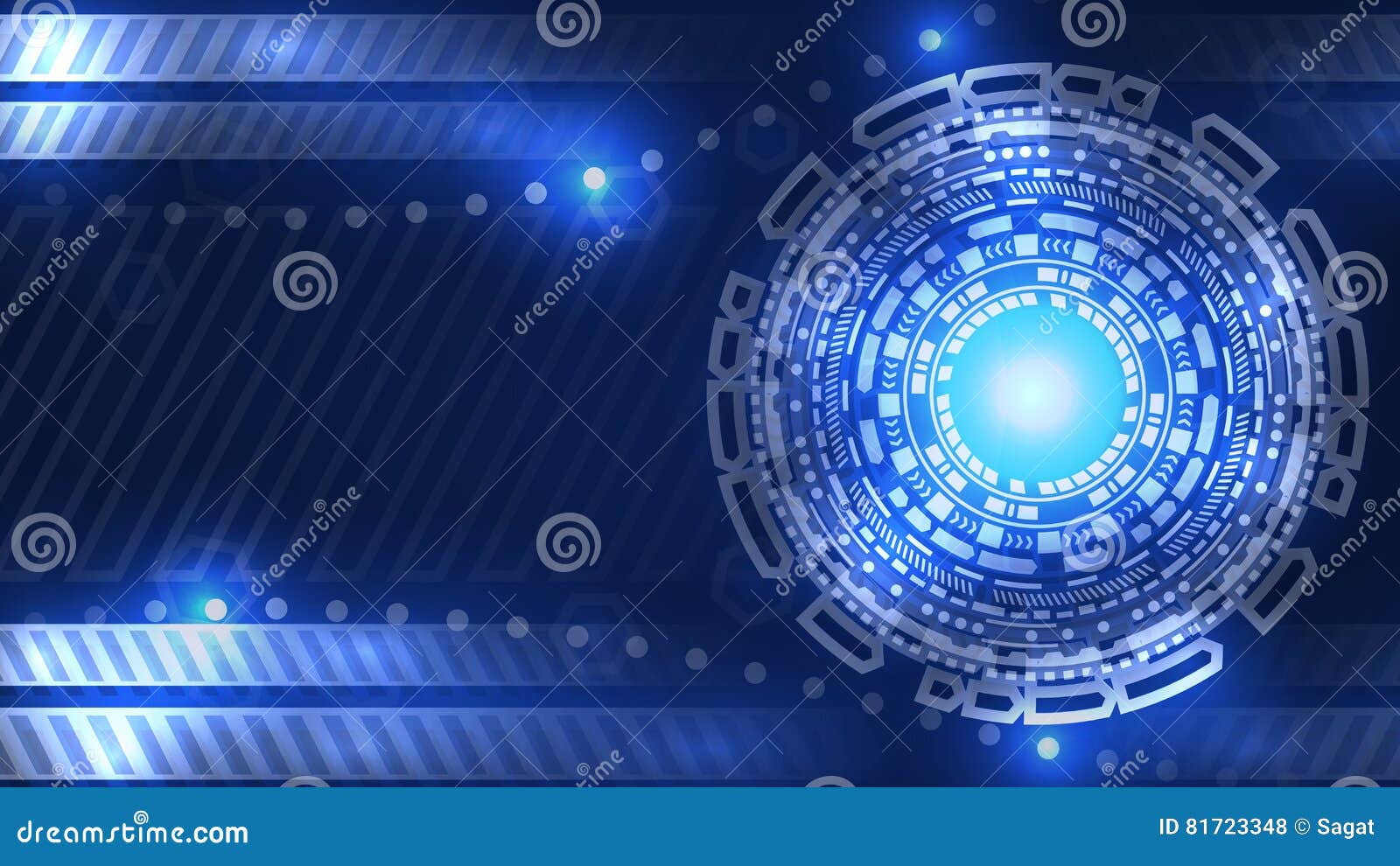 Technology Bright Color Abstract Background. Stock Vector ...