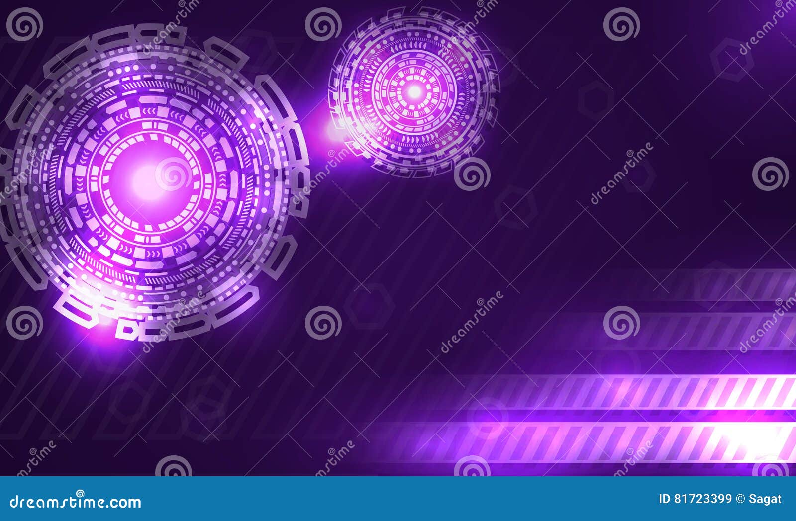 Technology Bright Color Abstract Background. Stock Vector ...