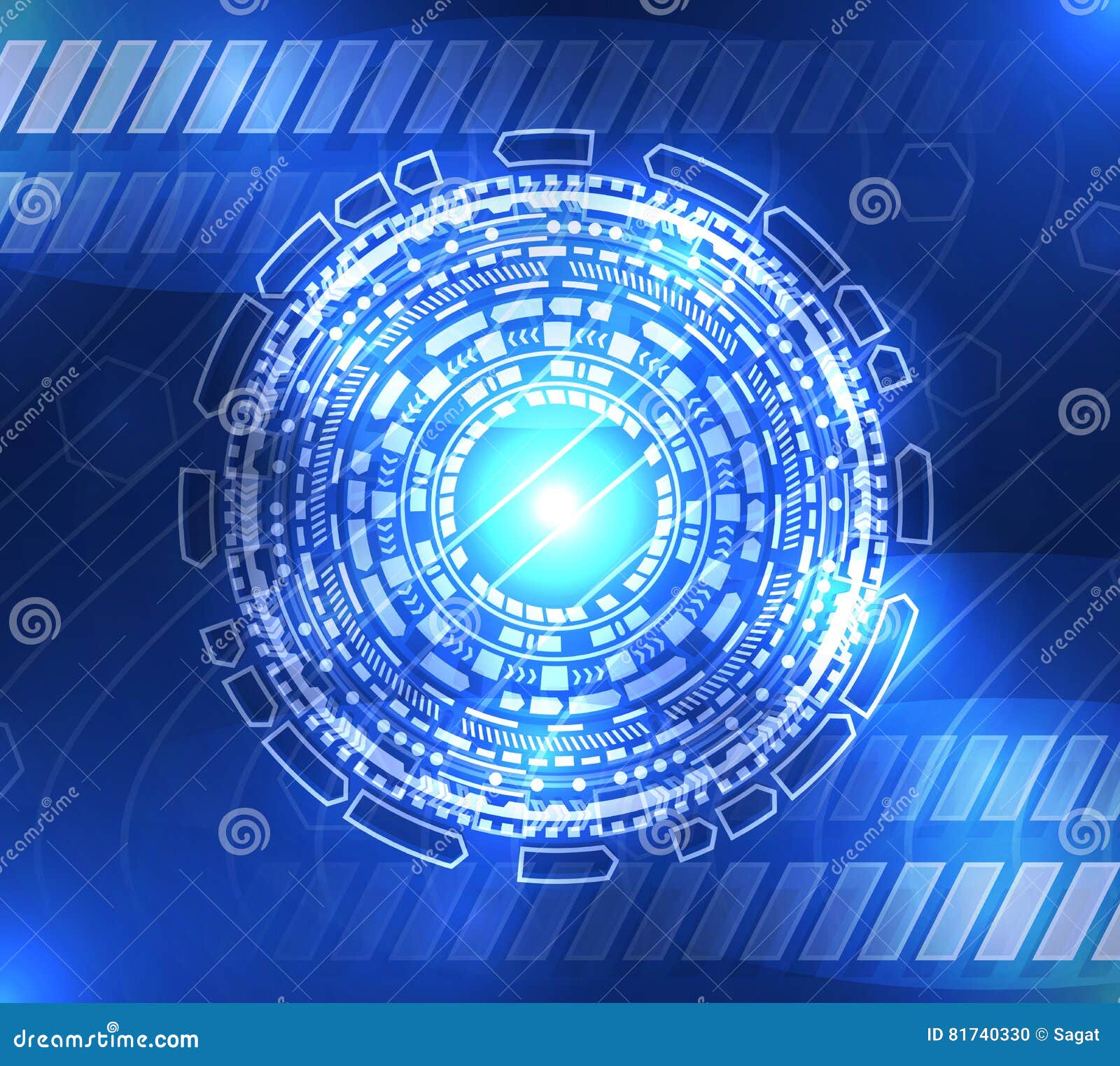 Technology Bright Color Abstract Background. Stock Vector ...