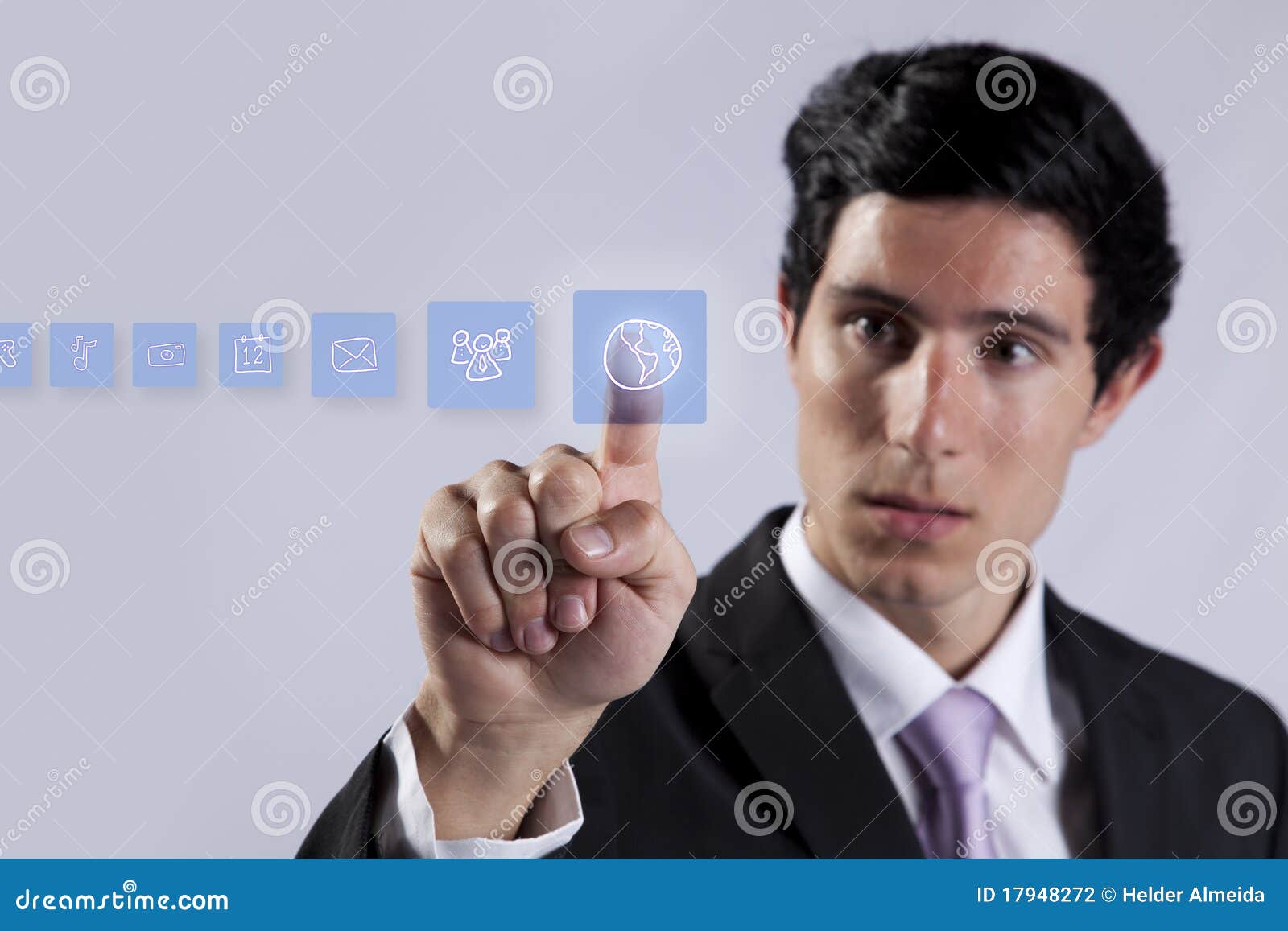 Technology Businessman Expert Stock Photo - Image of keypad, digital ...