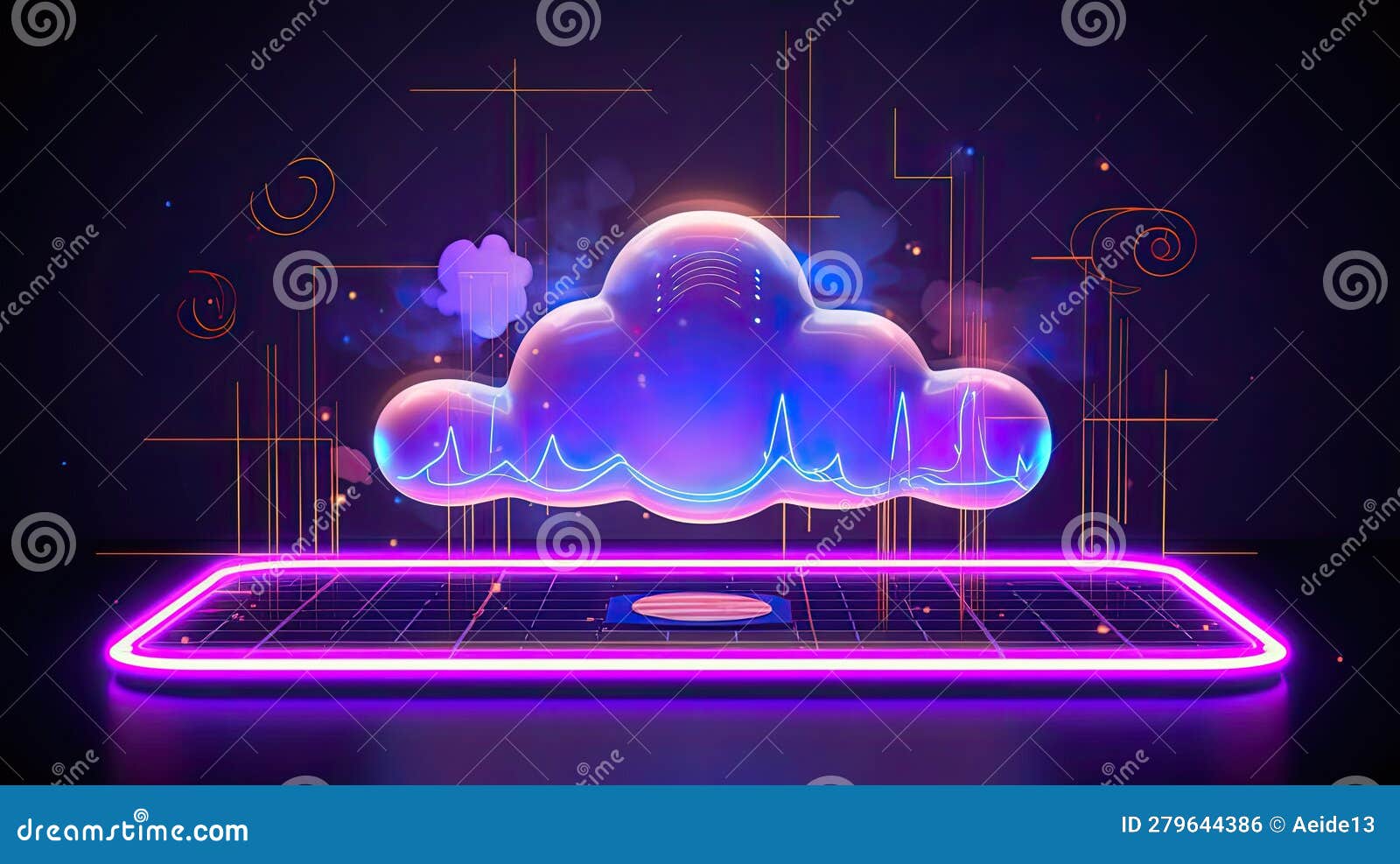 LED Lights From Computer LED Monitor Screen Display Panel For Graphic ...