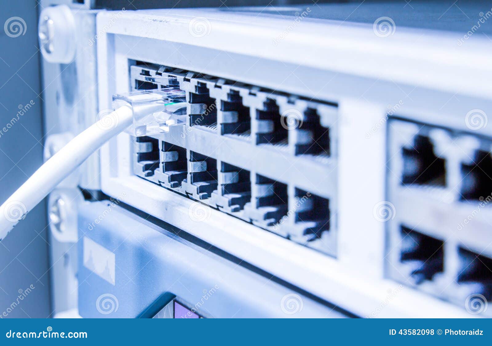 Technology Center Network Switch Stock Photo - Image of local, cable ...