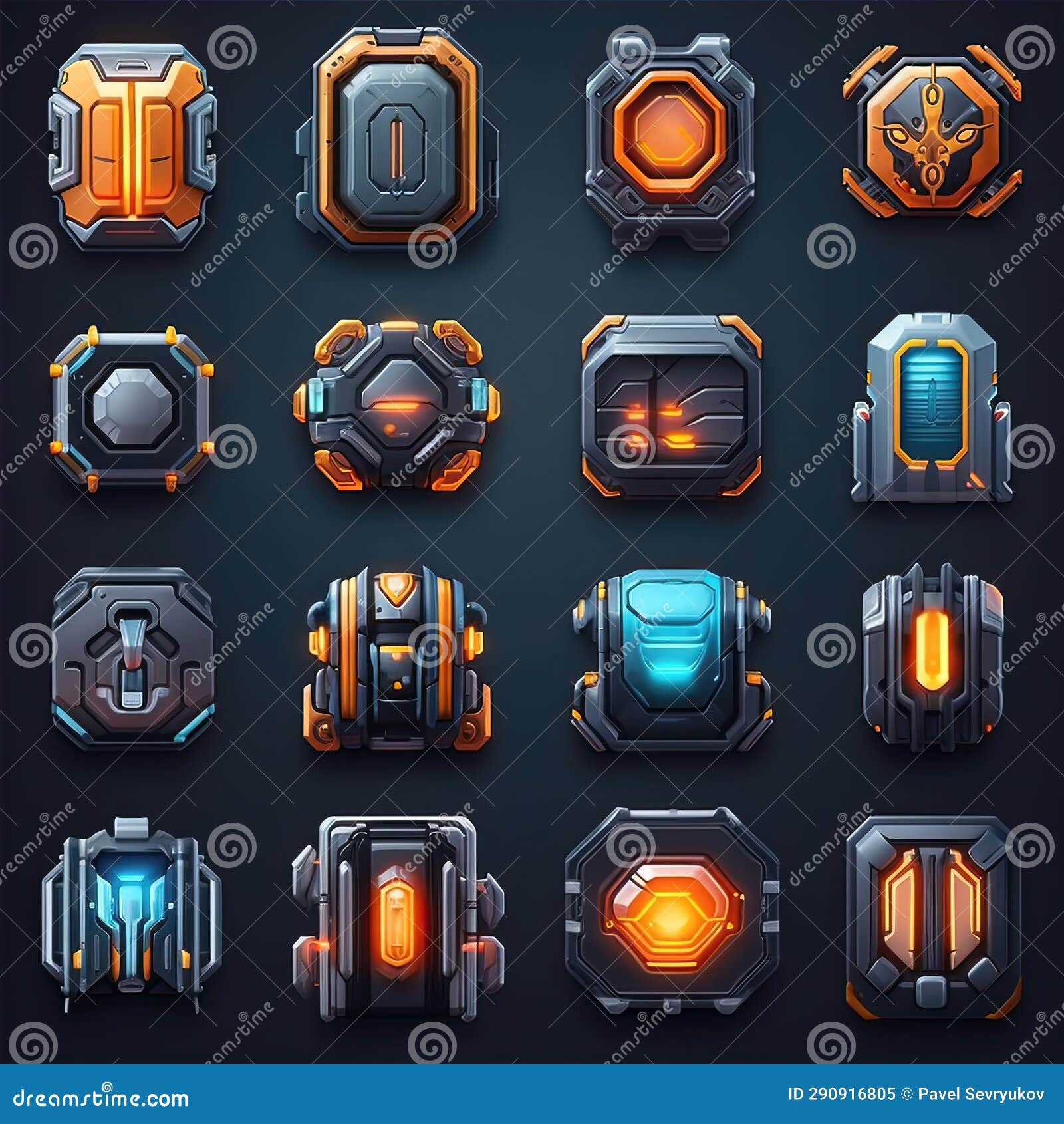 Technology Chest Futuristic Game Ai Generated Stock Image - Image of ...