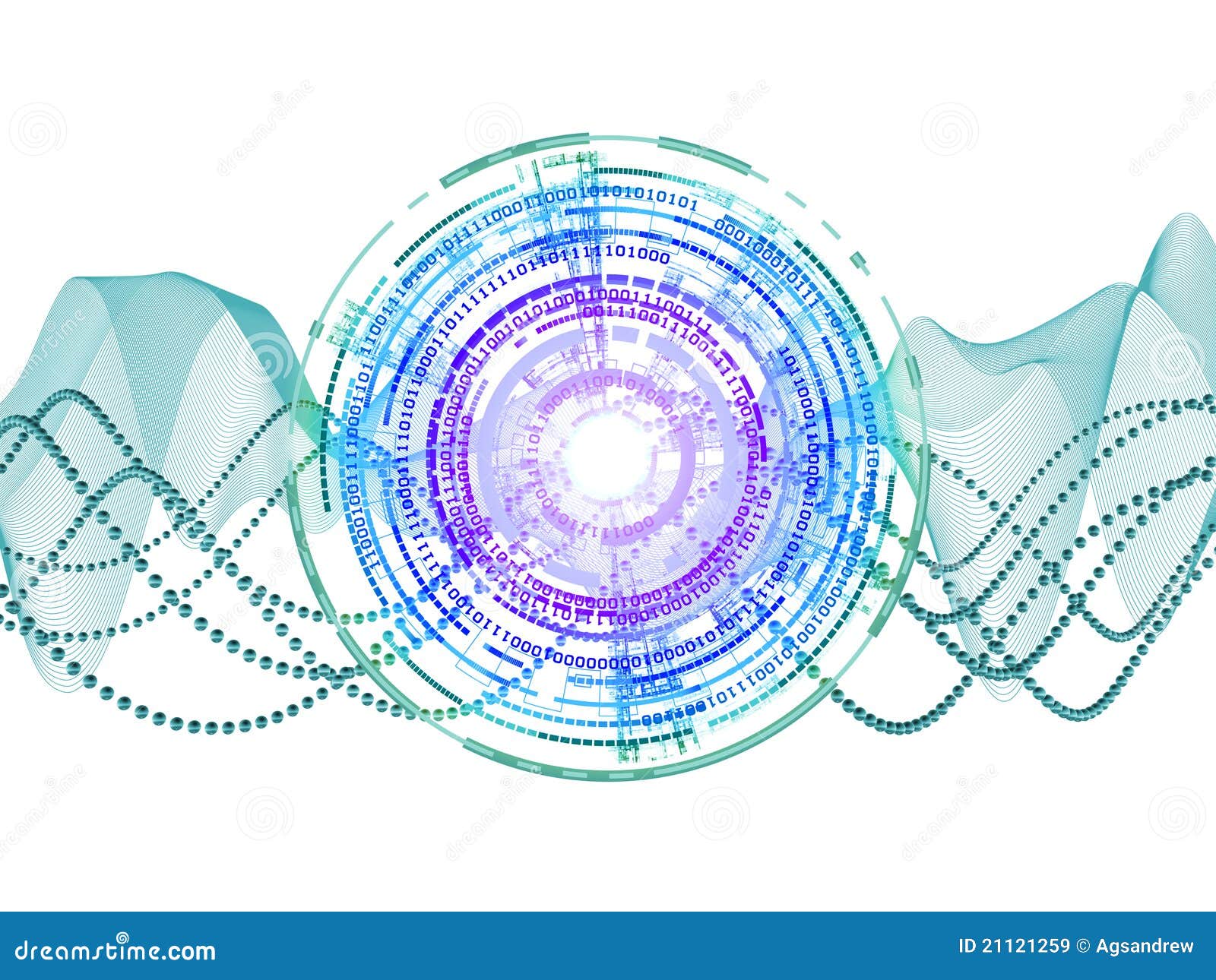 Technology Circle stock illustration. Illustration of movement - 21121259