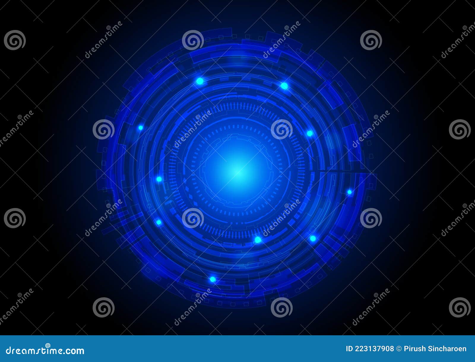 Technology Circle Background.4,Geometric Elements,Create Circles ...