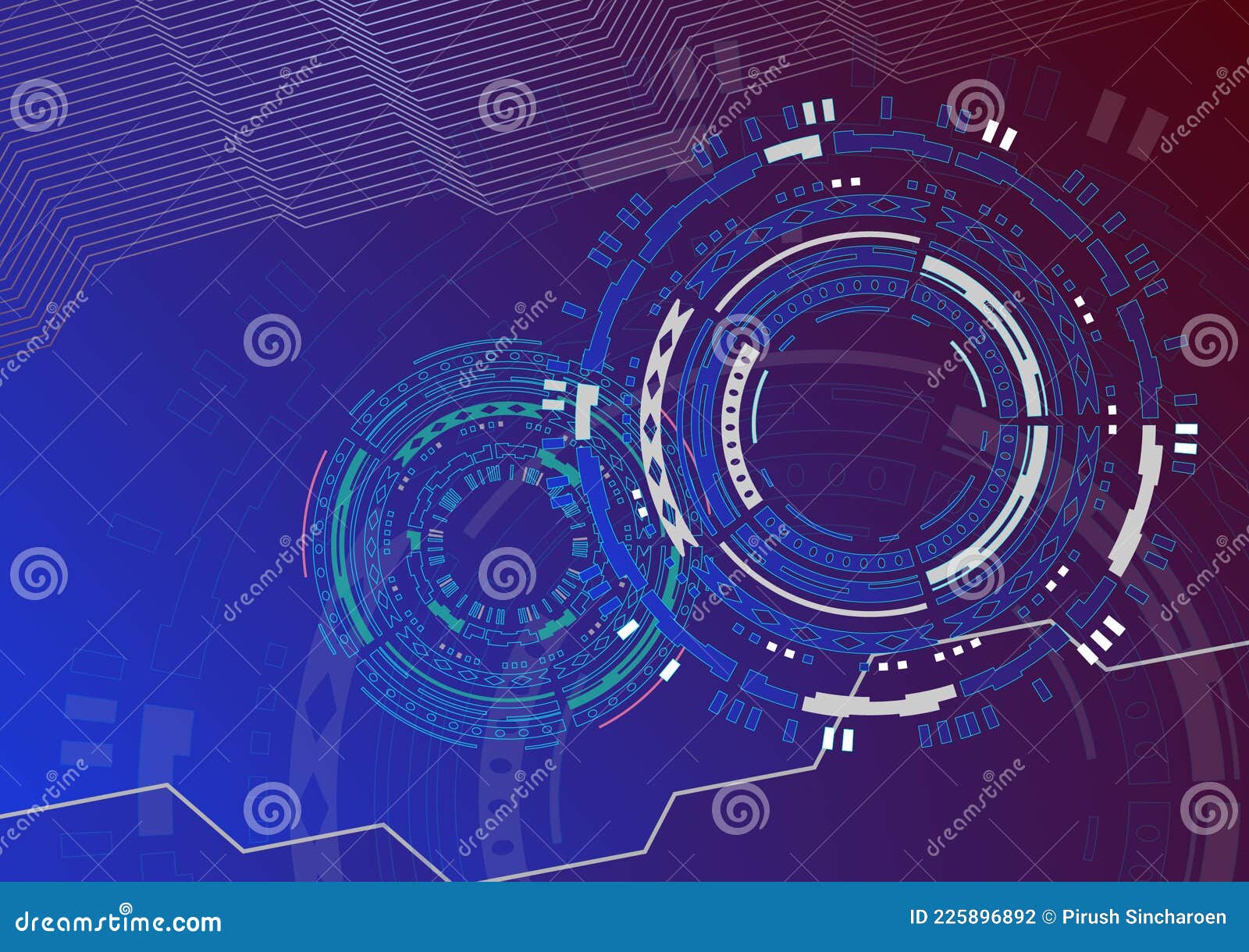 Technology Circle Background.27,technology Ring,both Have Some Purpose ...