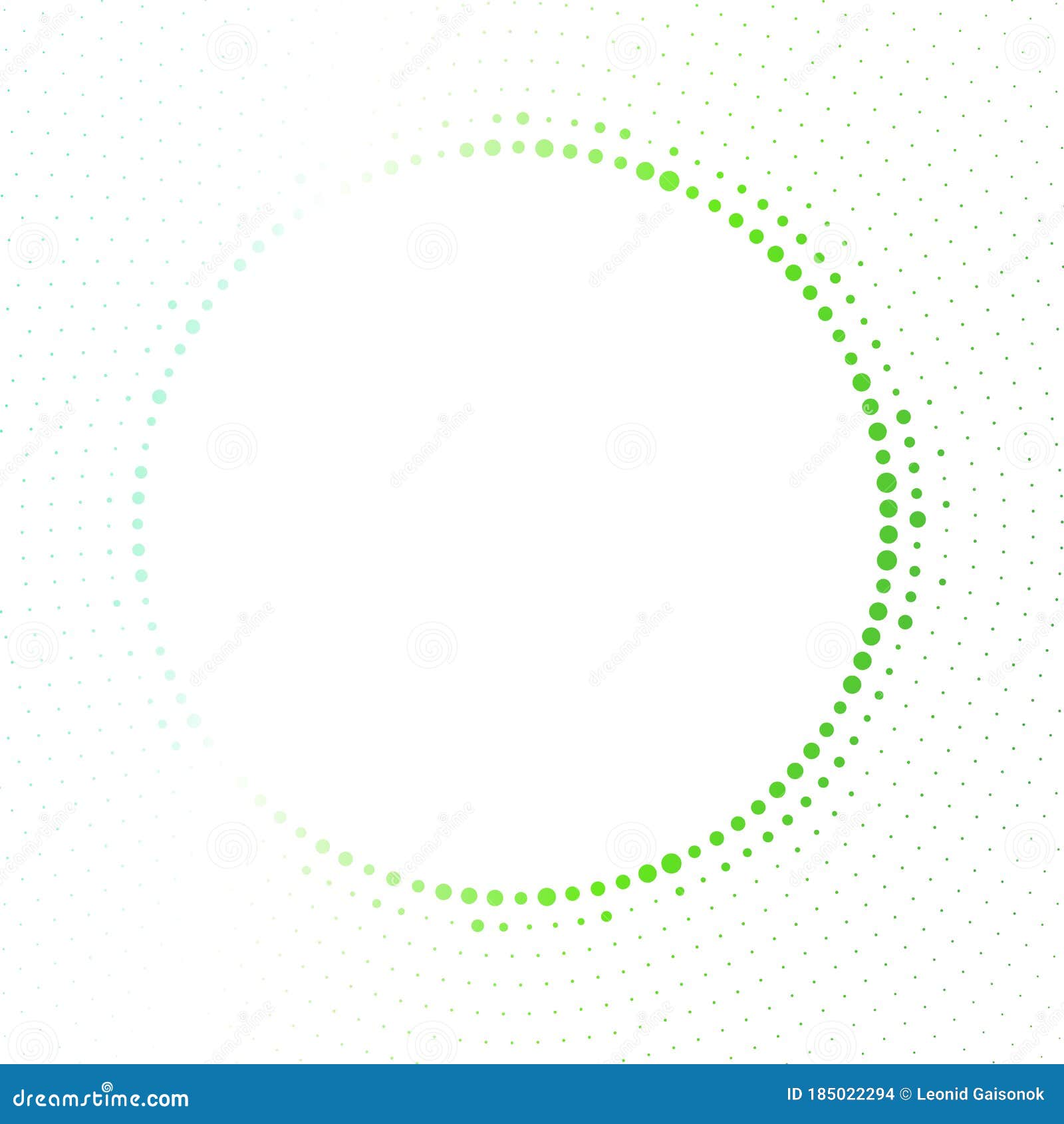 Technology Circle with Dots. Vector Illustration Stock Illustration ...