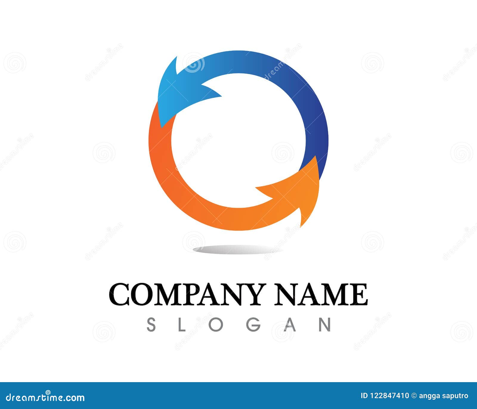 Technology Circle Logo and Symbols Vector Stock Vector - Illustration ...