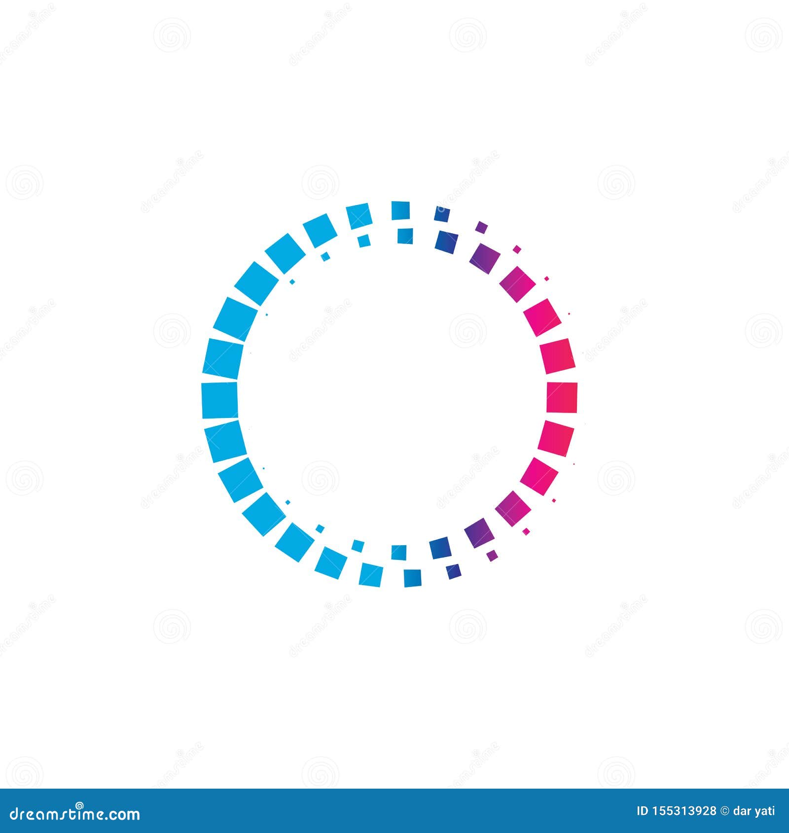 Technology Circle Logo and Symbols Stock Vector - Illustration of ...