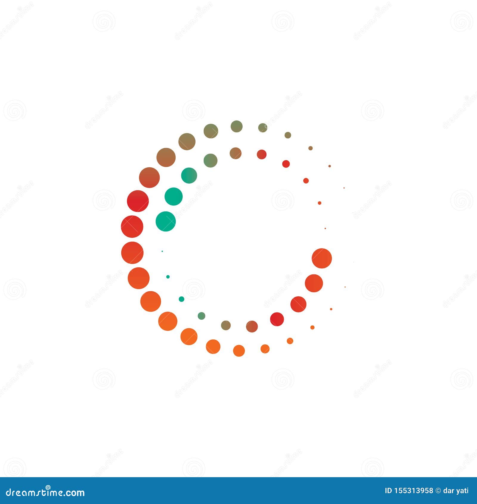 Technology Circle Logo and Symbols Stock Illustration - Illustration of ...