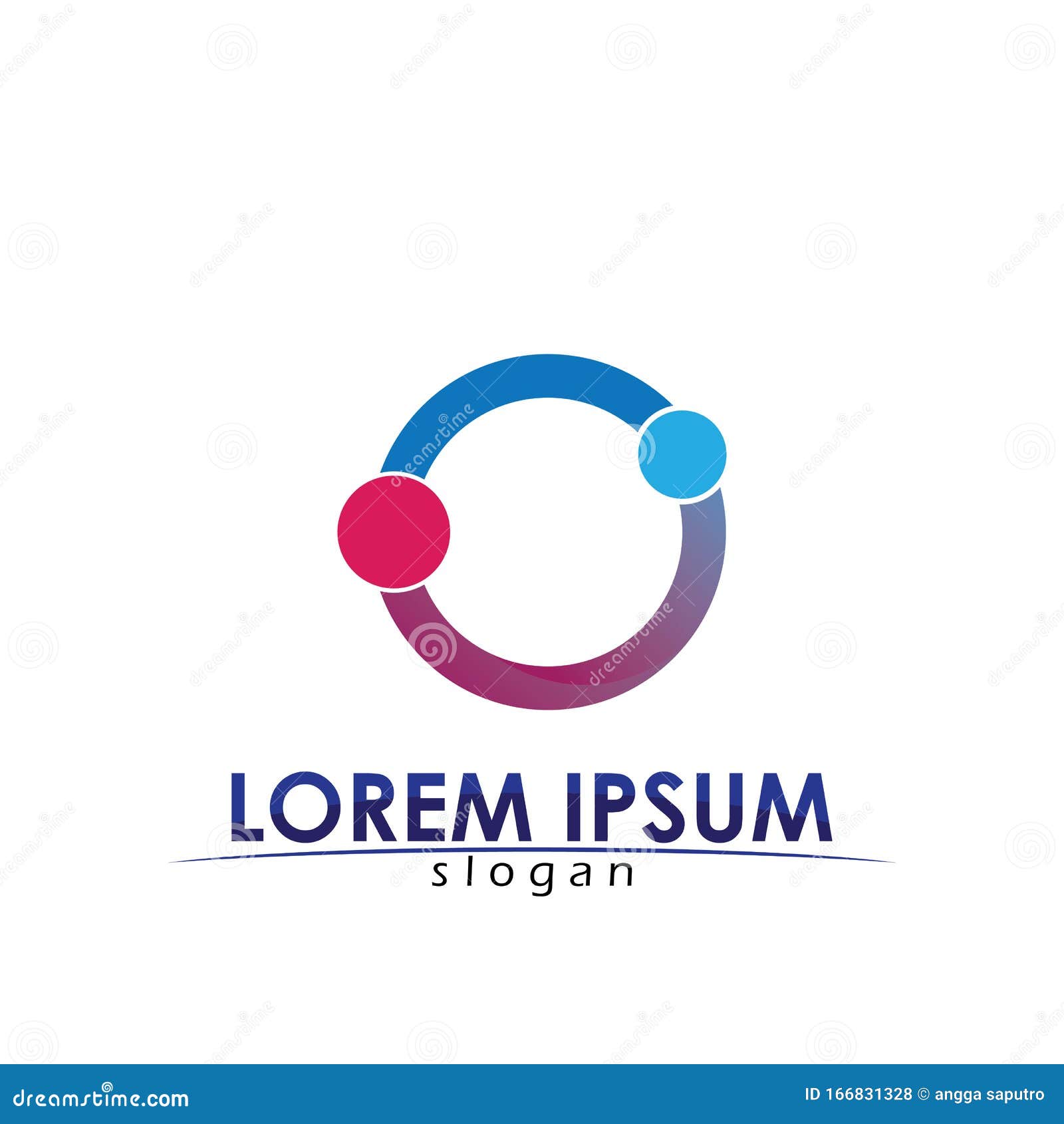 Technology Circle Logo and Symbols Vector Design Stock Illustration ...