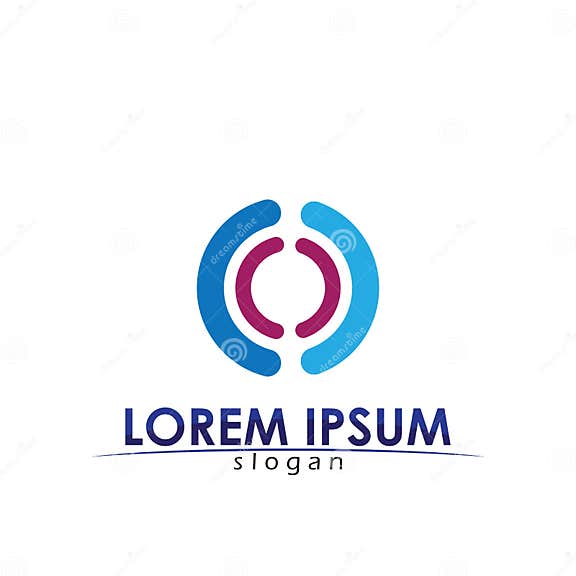 Technology Circle Logo and Symbols Vector Design Stock Illustration ...