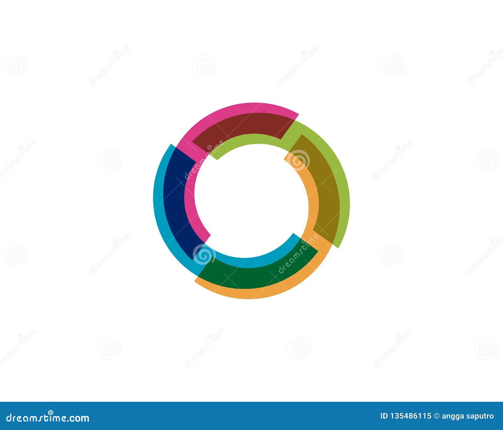 Technology Circle Logo and Symbols Vector Stock Vector - Illustration ...