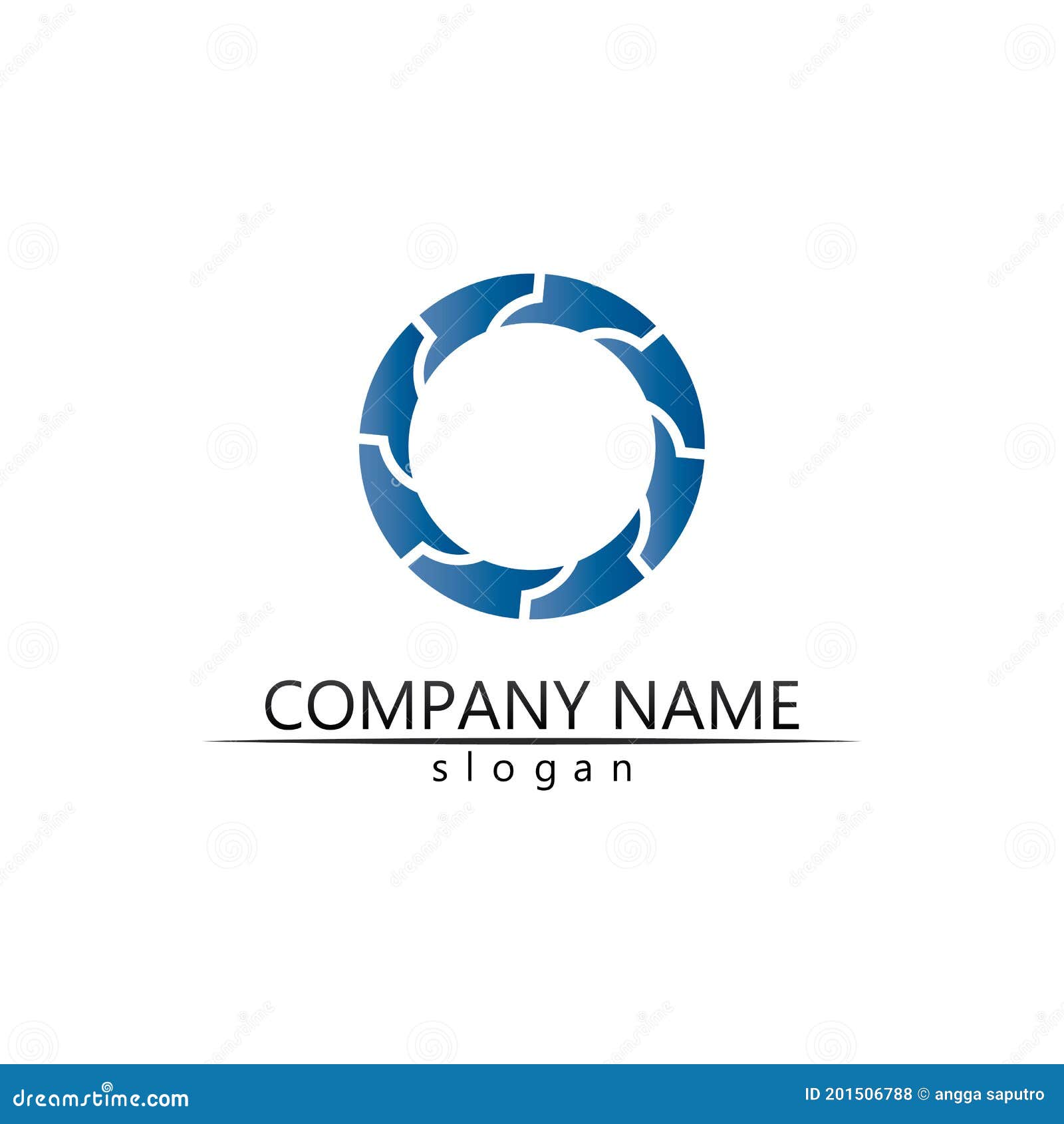 Technology Circle Logo and Symbols Vector Stock Vector - Illustration ...
