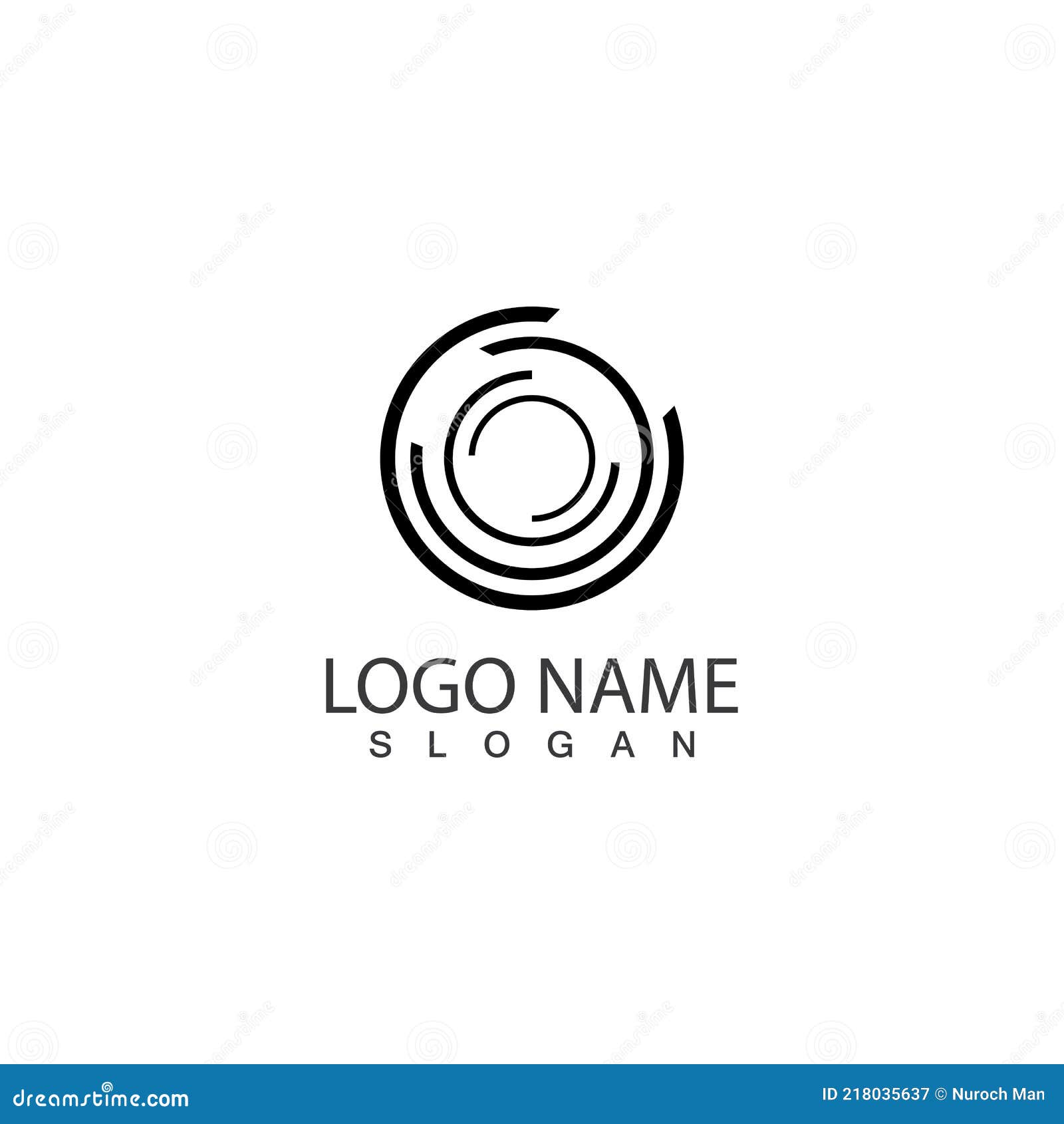 Technology Circle Logo and Symbols Vector. Stock Vector - Illustration ...
