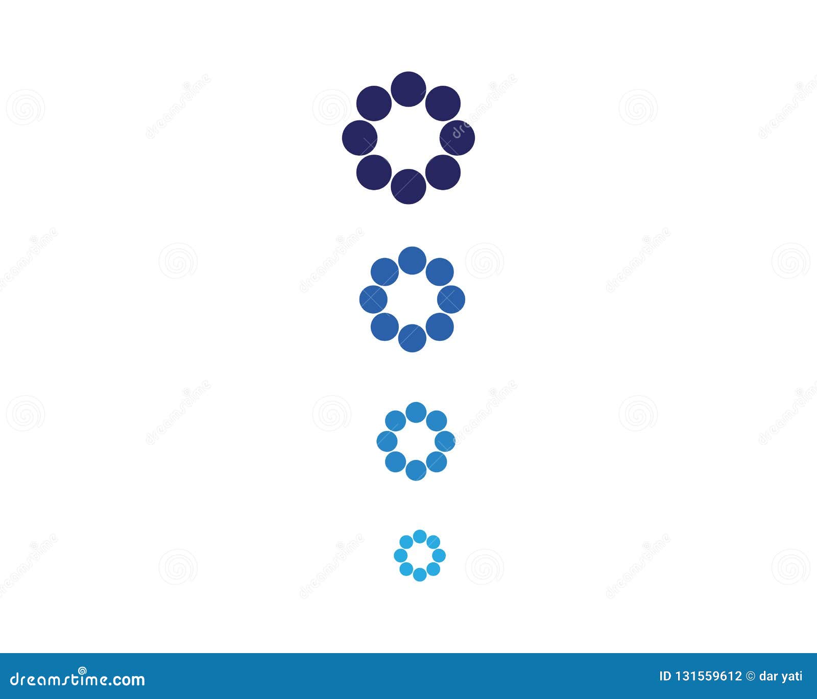 Technology Circle Logo and Symbols Vector Stock Vector - Illustration ...