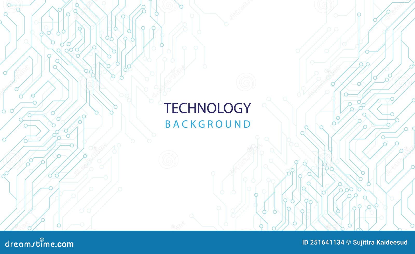 Technology Circuit Diagram Concept. Stock Vector - Illustration of ...