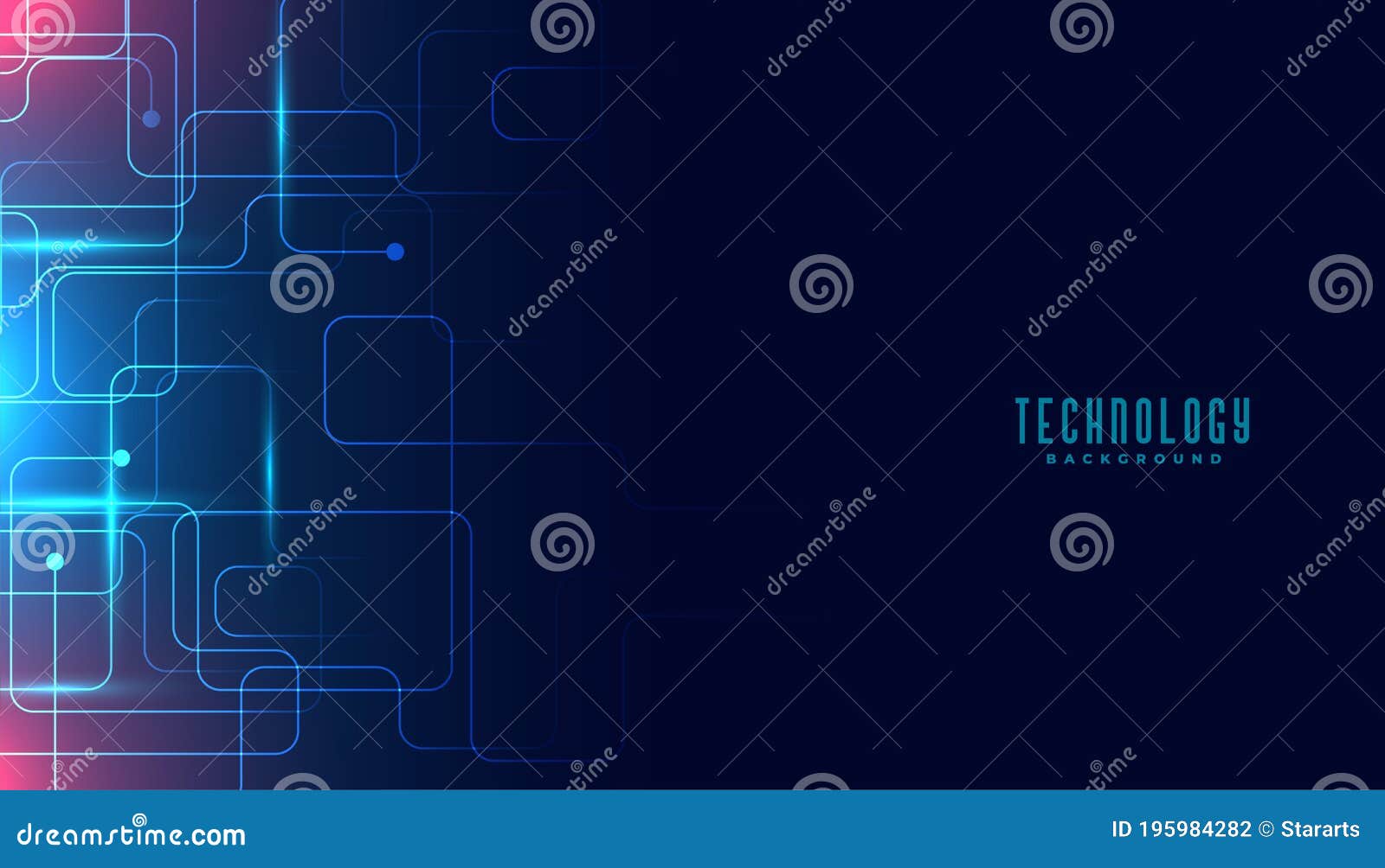 Technology Circuit Lines Digital Background Design Stock Vector ...
