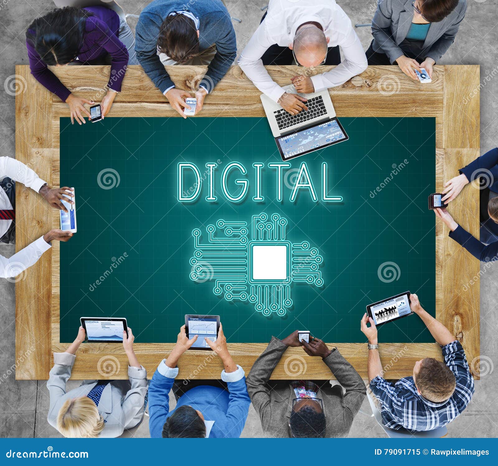 Technology Circuit Processor Innovation Network Concept Stock Image ...