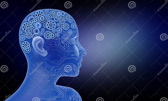 Technology Cogs Background. Virtual Concept. World Network Technology Communication Background ...