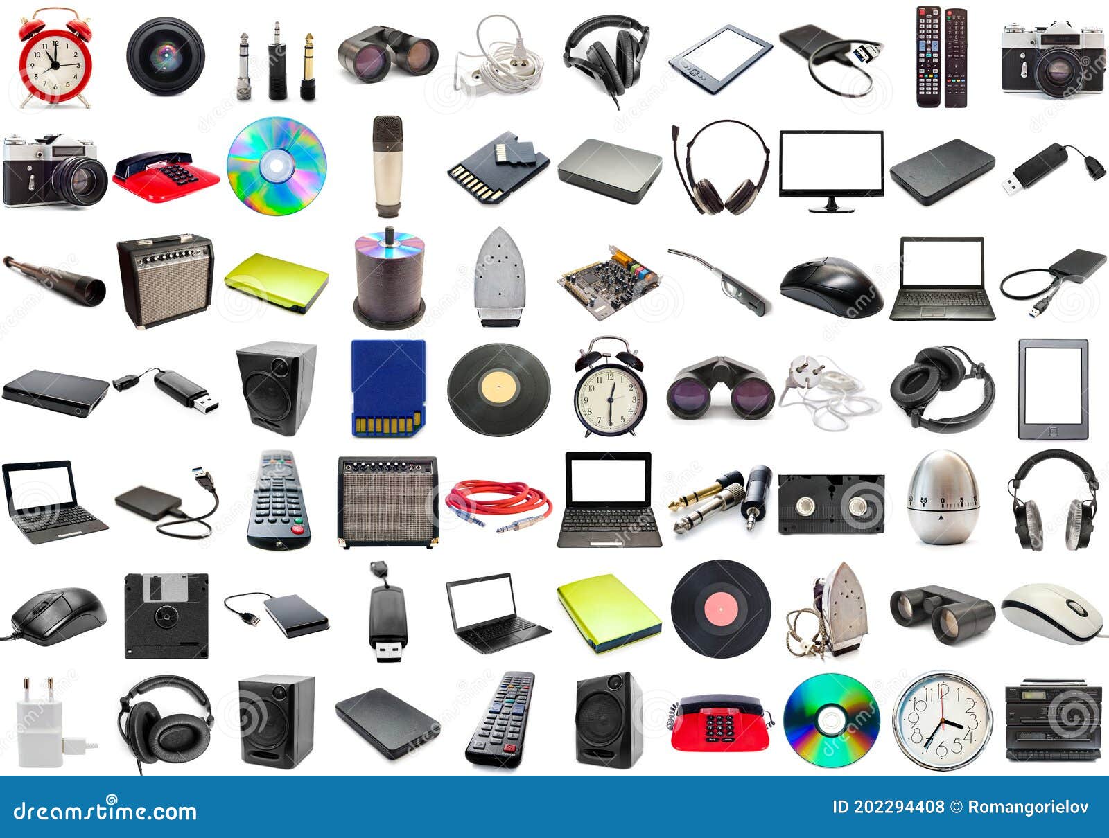 Technology collection stock photo. Image of industry - 202294408