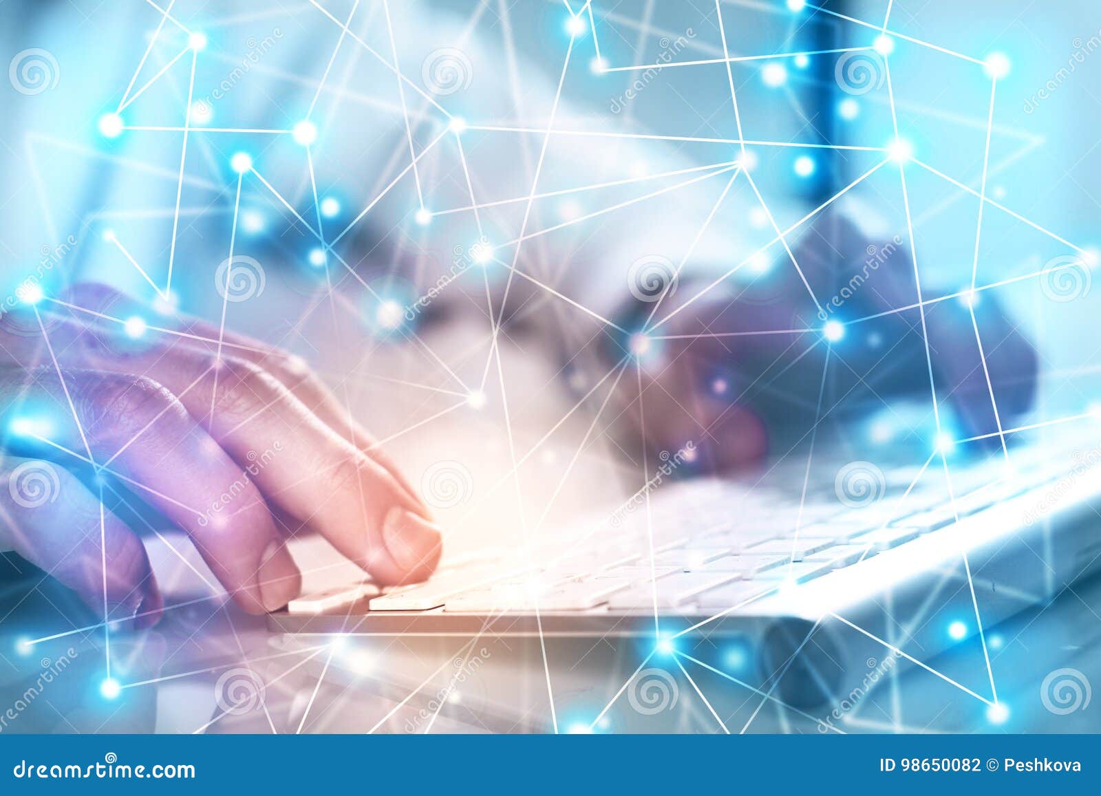 Technology and Communication Concept Stock Illustration - Illustration ...