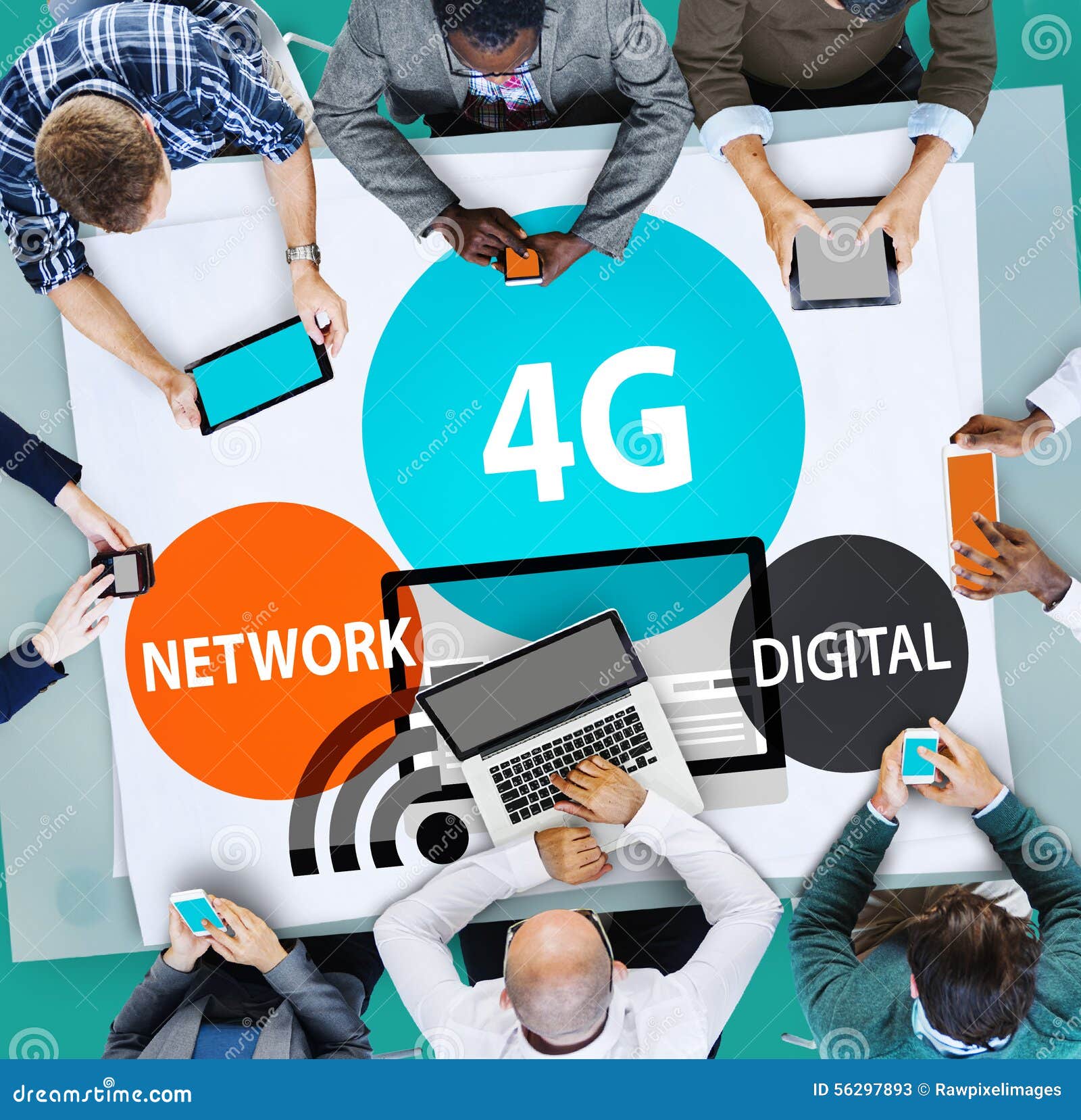 Technology Communication Connection Networking Internet Concept Stock ...