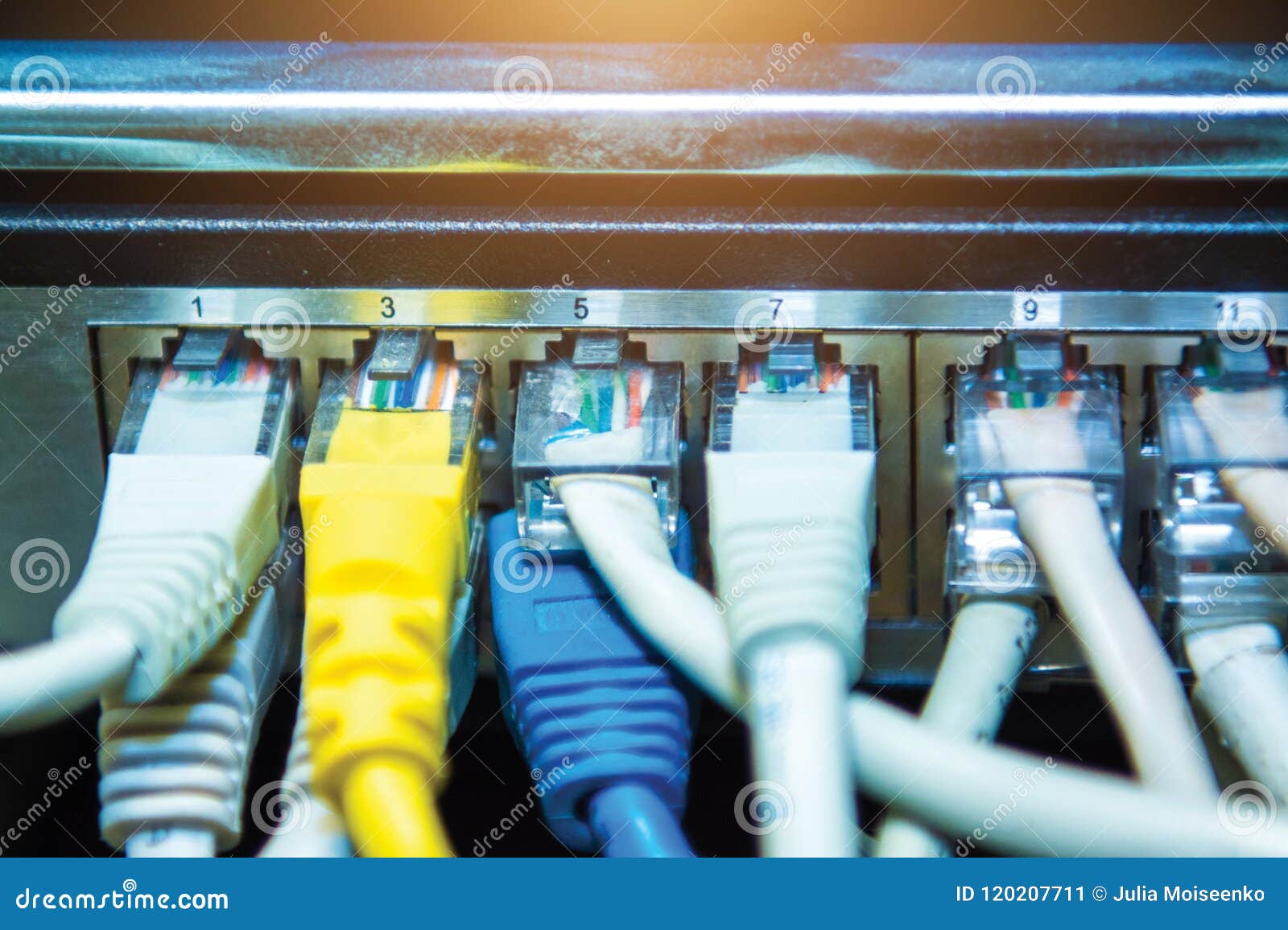 Technology and Communication, Service Cabinets with Connected Wires ...