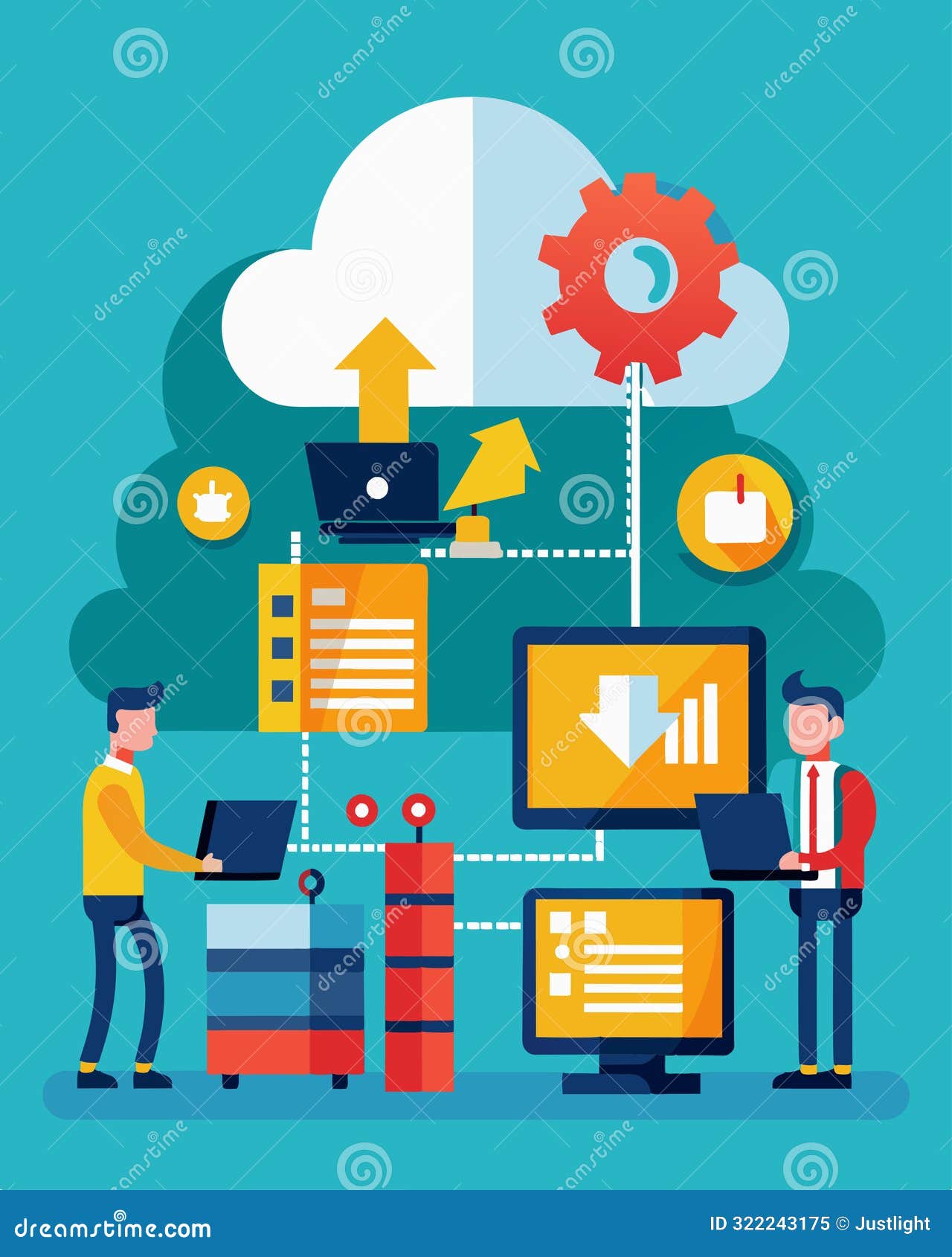 A Technology Company Upgrades To Cloudbased Storage and Collaboration Tools Reducing the Need ...