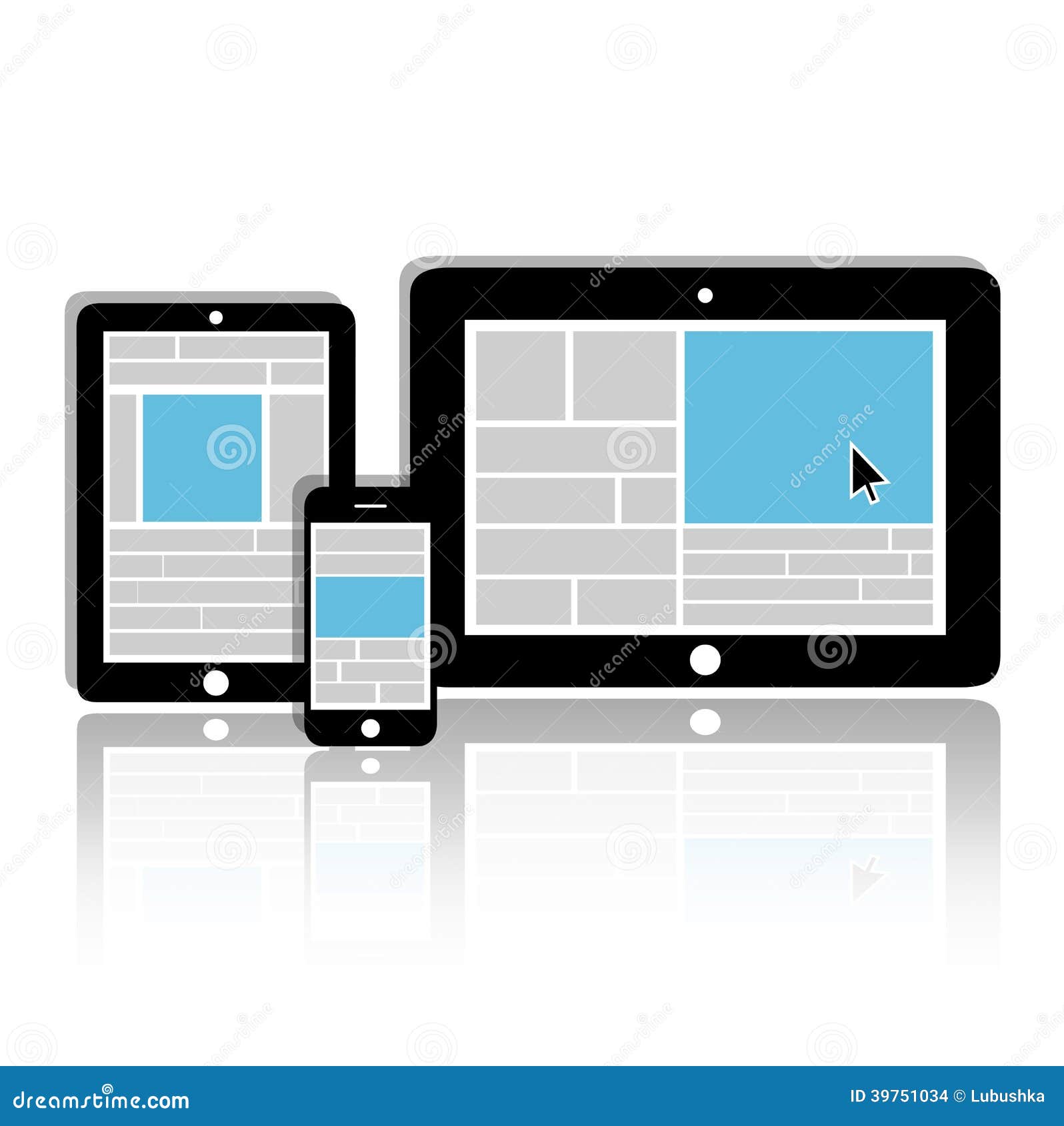 Technology stock illustration. Illustration of hand, device - 39751034