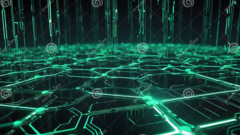 Technology And Computer Science Digital Data Patterns And Information